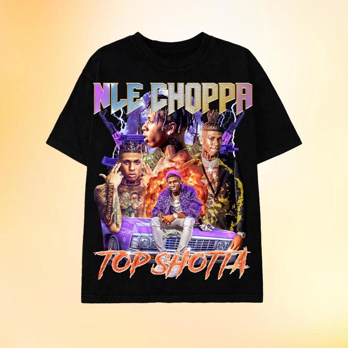 NLE Choppa Shirt, NLE Choppa Tee, Limited NLE Choppa Top Sho - Inspire ...