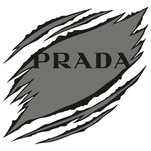 Ripped Prada Logo Svg, Fashion Brand Logo Svg, Logo Svg | Inspire Uplift