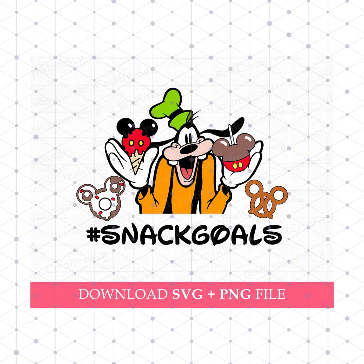 Cute Character with Snacks Svg, Snack Goals Svg, Family Trip - Inspire ...
