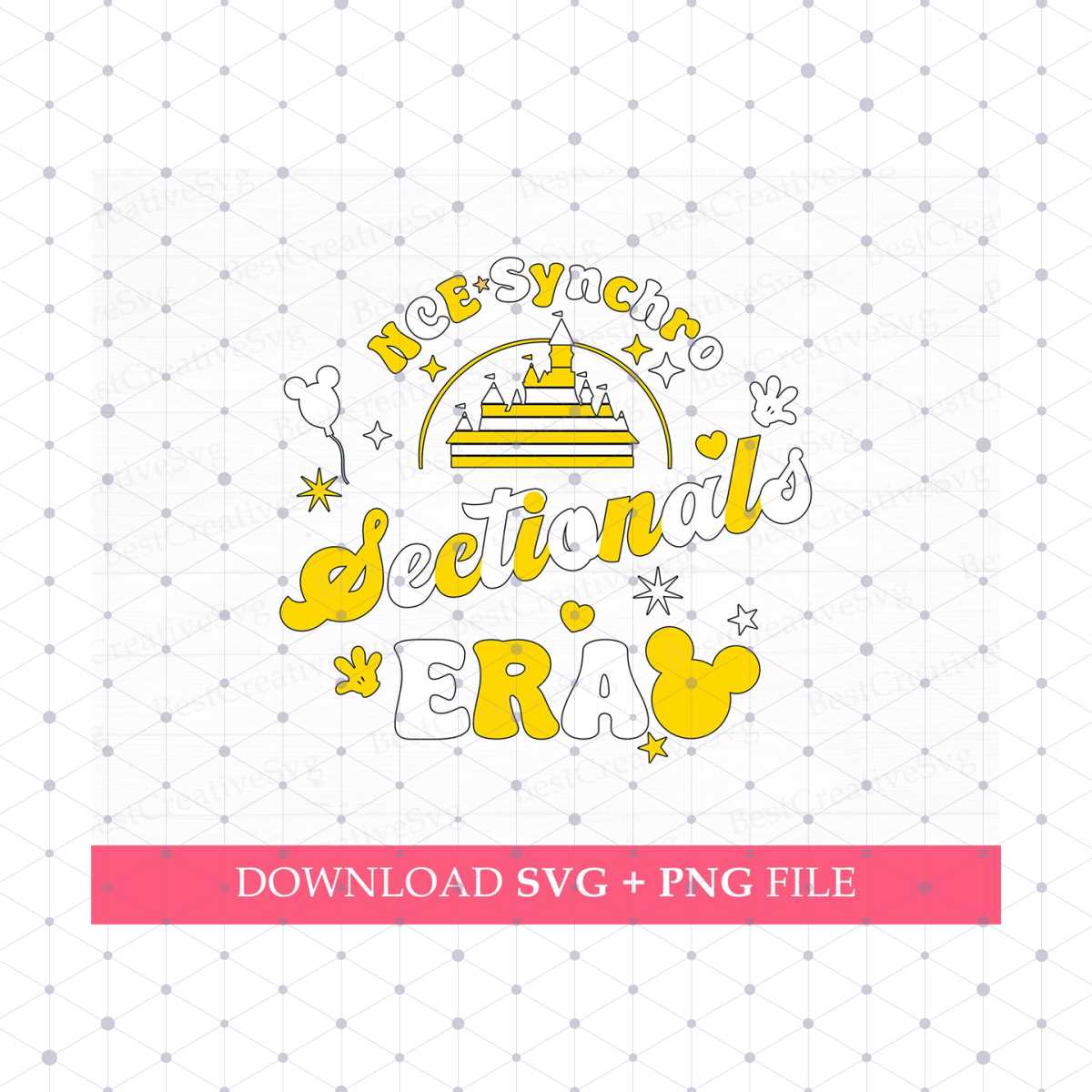 NCE Synchro Sectionals Era Svg, Magical Kingdom Svg, Custom | Inspire ...