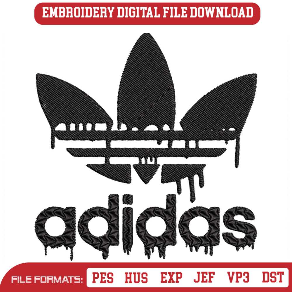 Adidas Logo Embroidery Designs File, Adidas Logo Machine Emb - Inspire ...