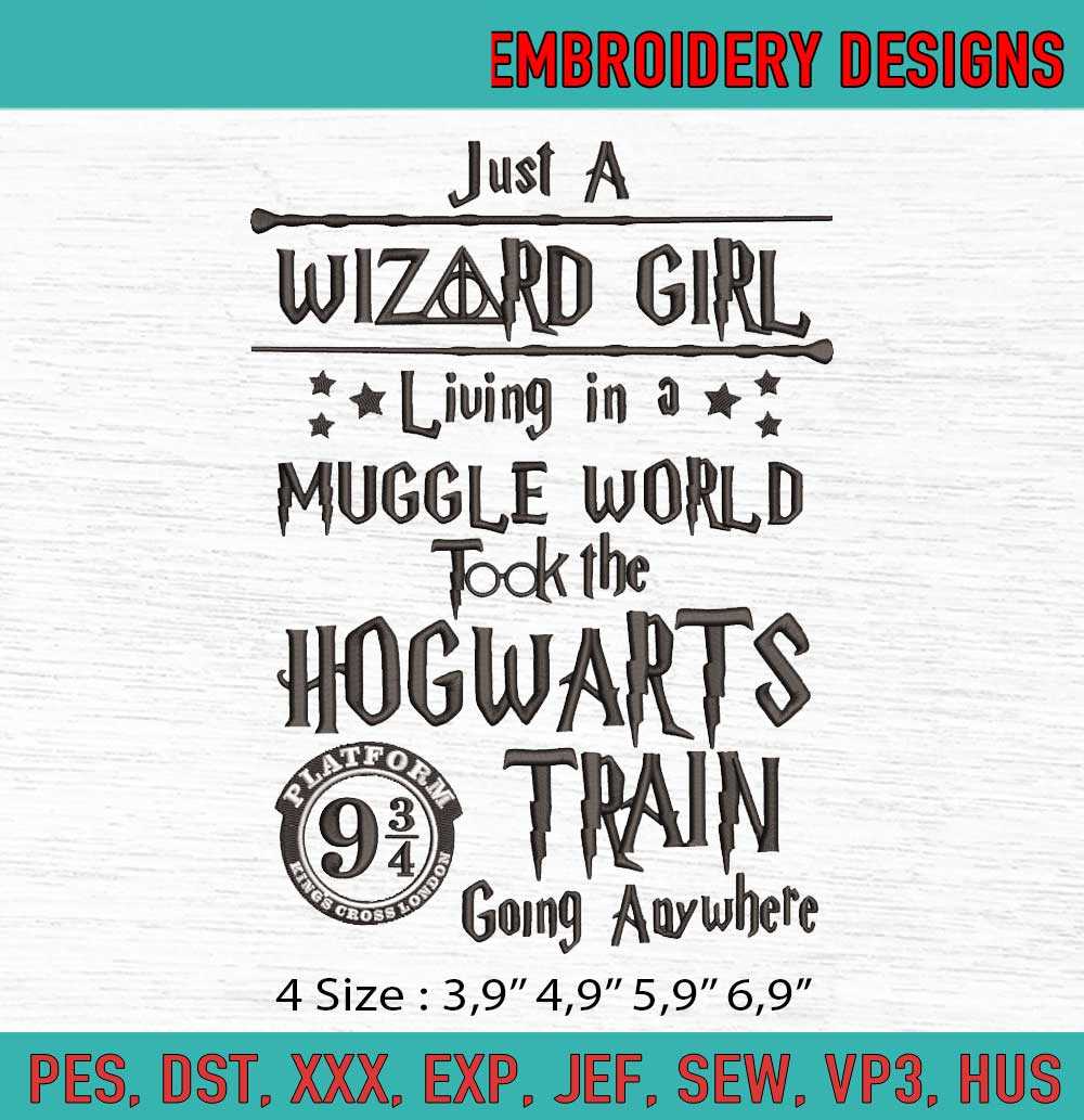 Harry Potter Just A Wizard Girl Living In A Muggle World Mac | Inspire ...