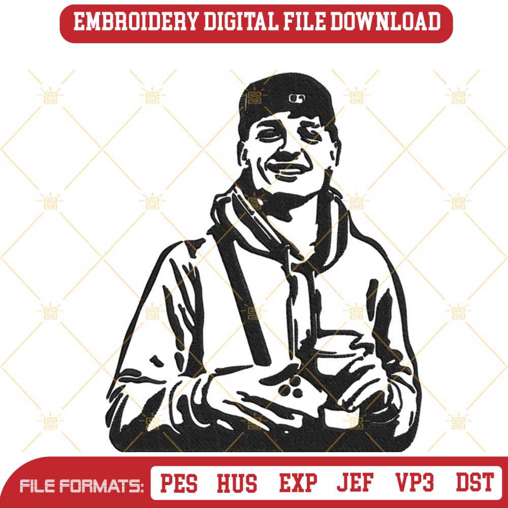 Peso Pluma Embroidery Design, Mexican Rapper Embroidery File - Inspire ...