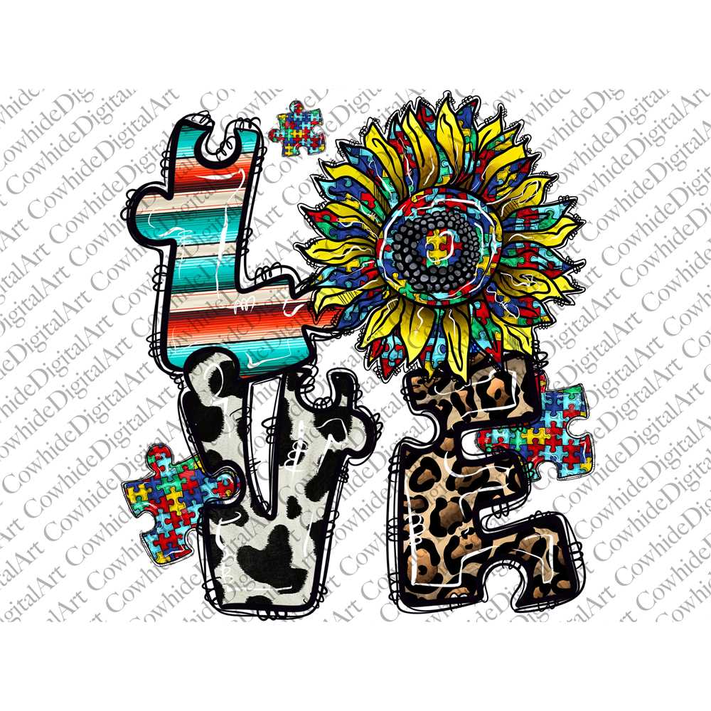 Love Autism Png, Autism Awareness PNG, Autism Heart Png, Aut | Inspire ...