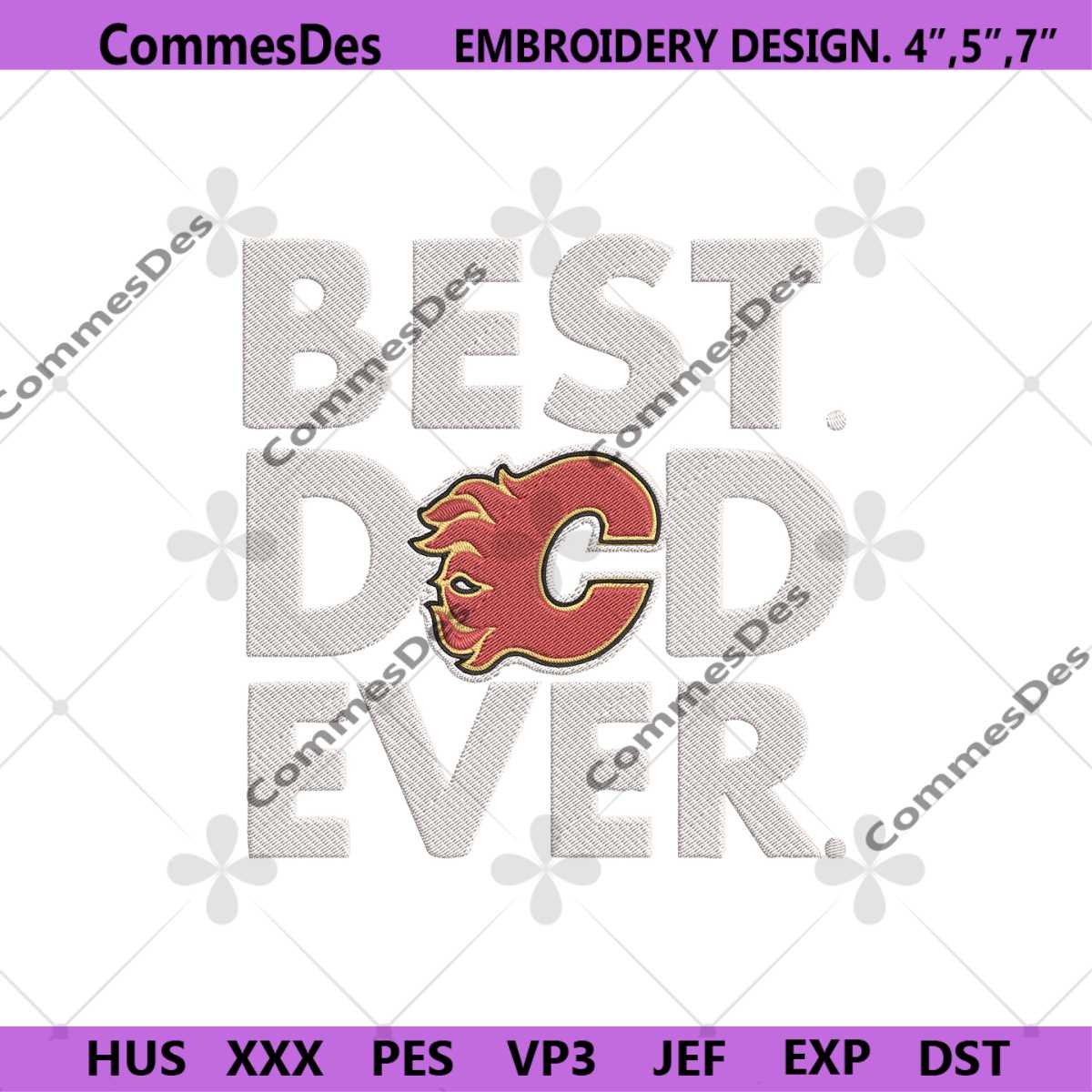 Calgary Flames Hockey Logo Embroidery Design, NHL Team Logo | Inspire ...