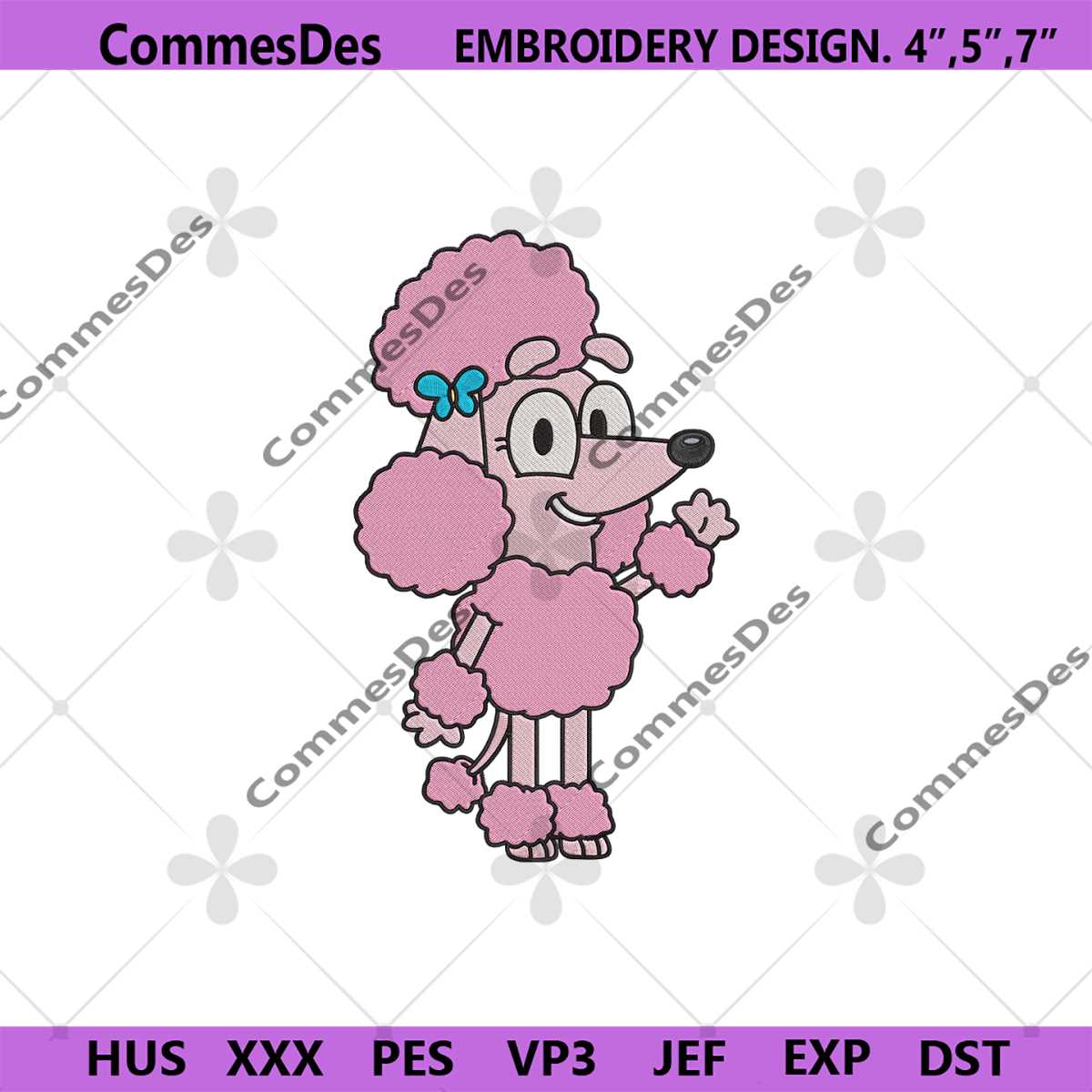Coco Bluey Embroidery File, Coco Bluey Character Embroidery | Inspire ...