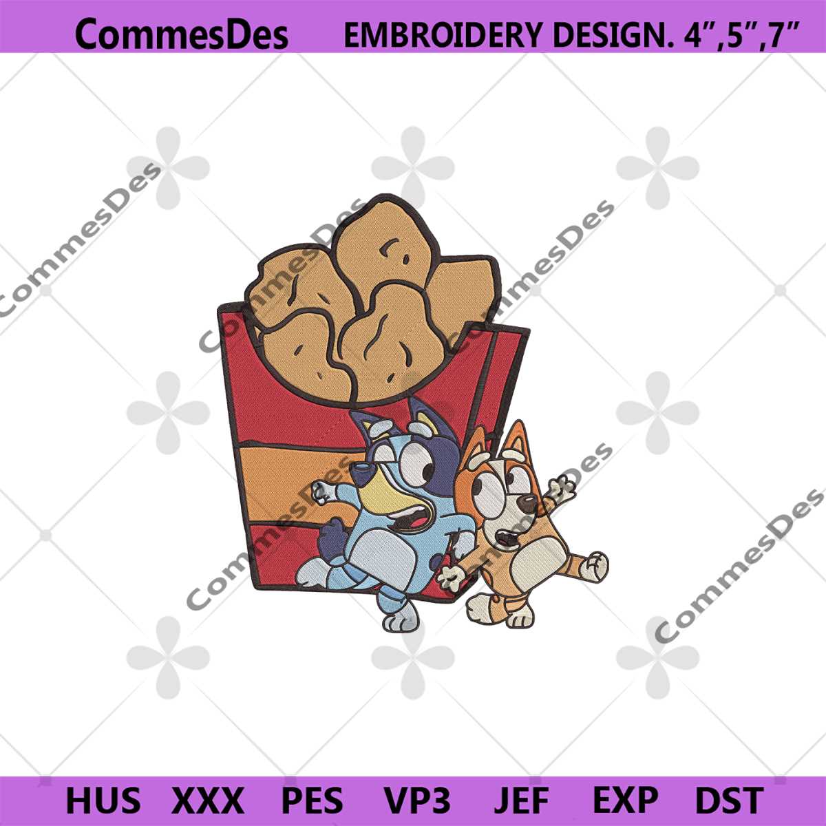 Bingo Bluey Machine Embroidery Design Digital, Bluey Custom | Inspire ...