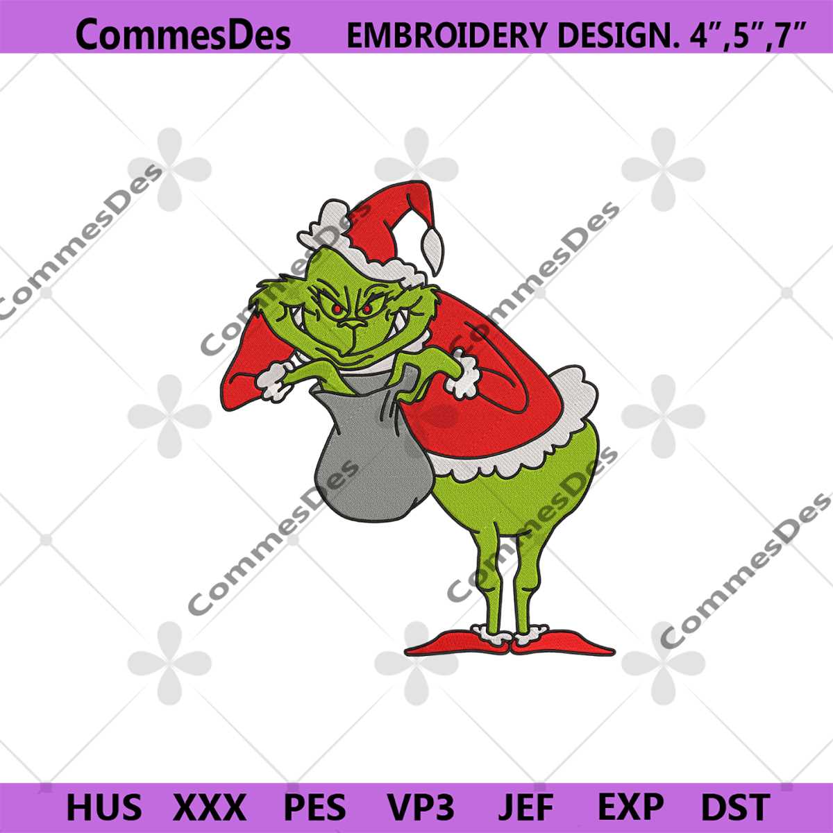 Christmas Grinch Embroidery Design Files, The Grinch Machine | Inspire ...