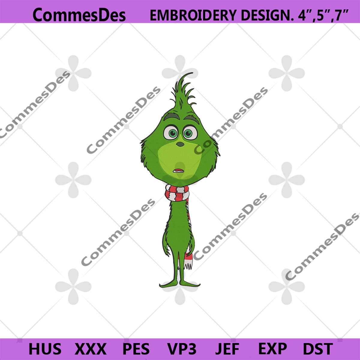 Grinch Embroidery Download Files, Young Grinch Machine Embro | Inspire ...