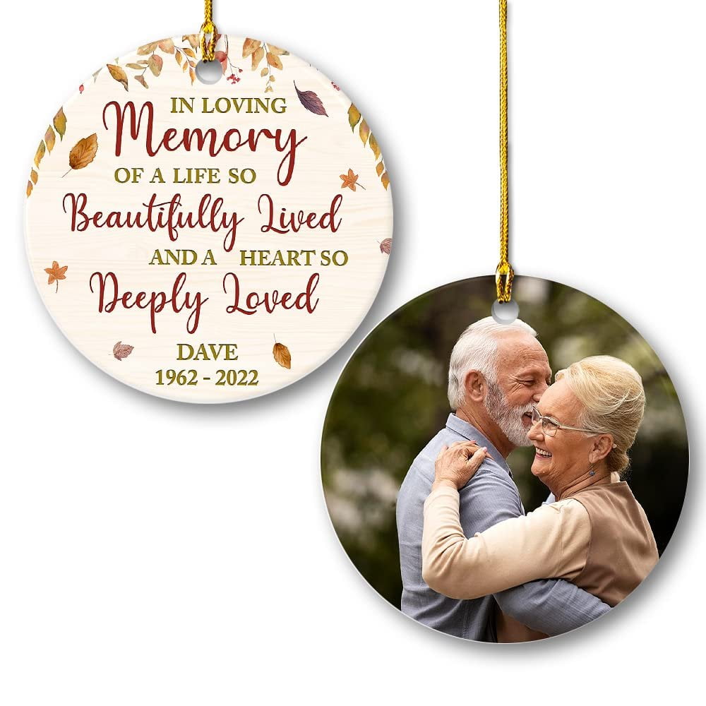 Personalized Ceramic In Loving Memory Loved One Ornament | Inspire Uplift