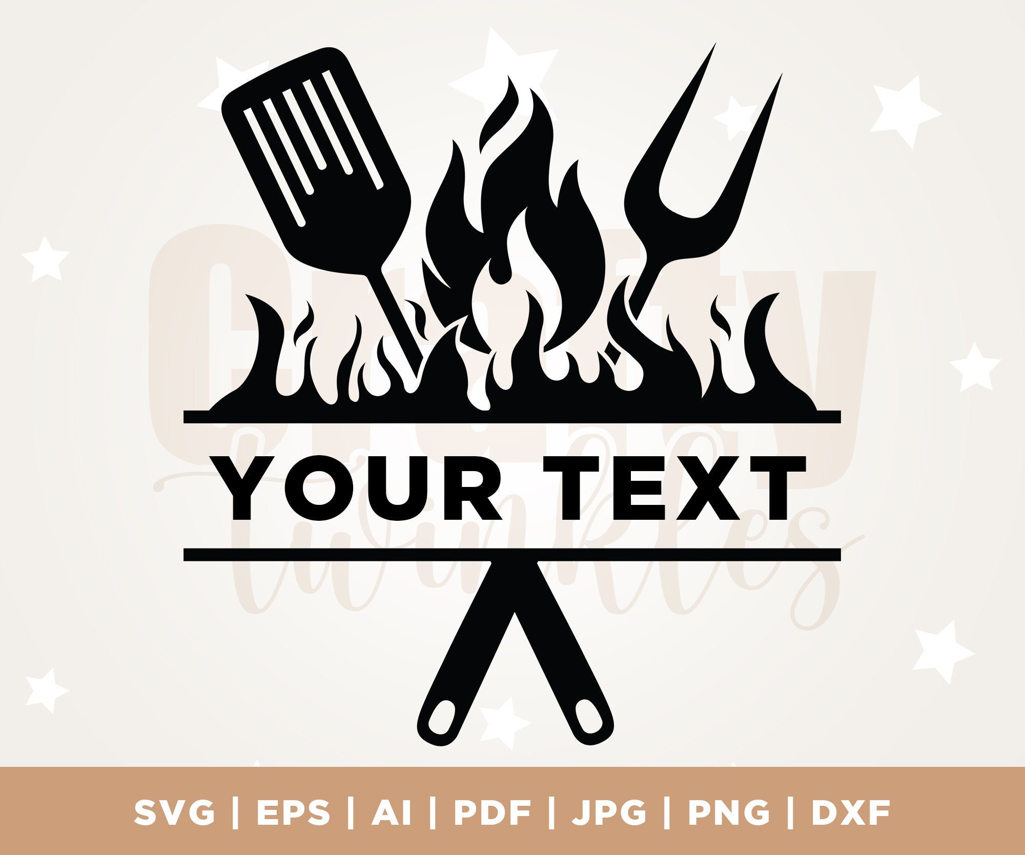 Grilling SVG, BBQ Grill Svg, Barbeque Clipart, Grill Monogra | Inspire ...
