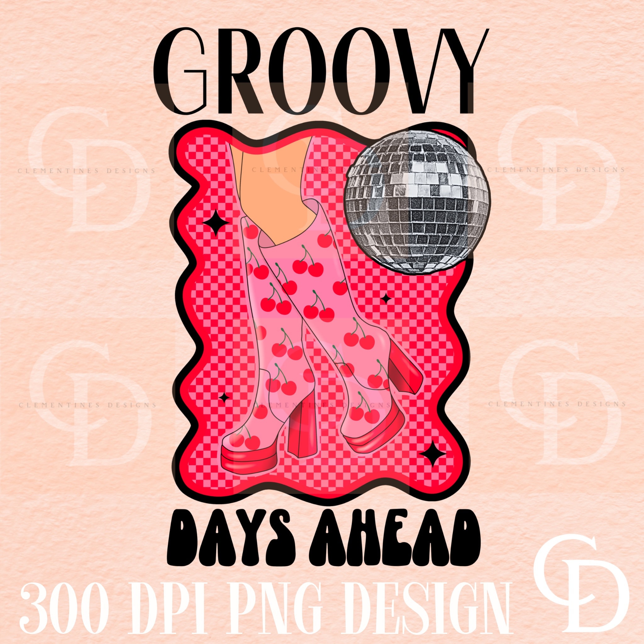 Groovy Days Ahead PNG New Year png,Disco ball png,Y2K png,Y2 - Inspire ...
