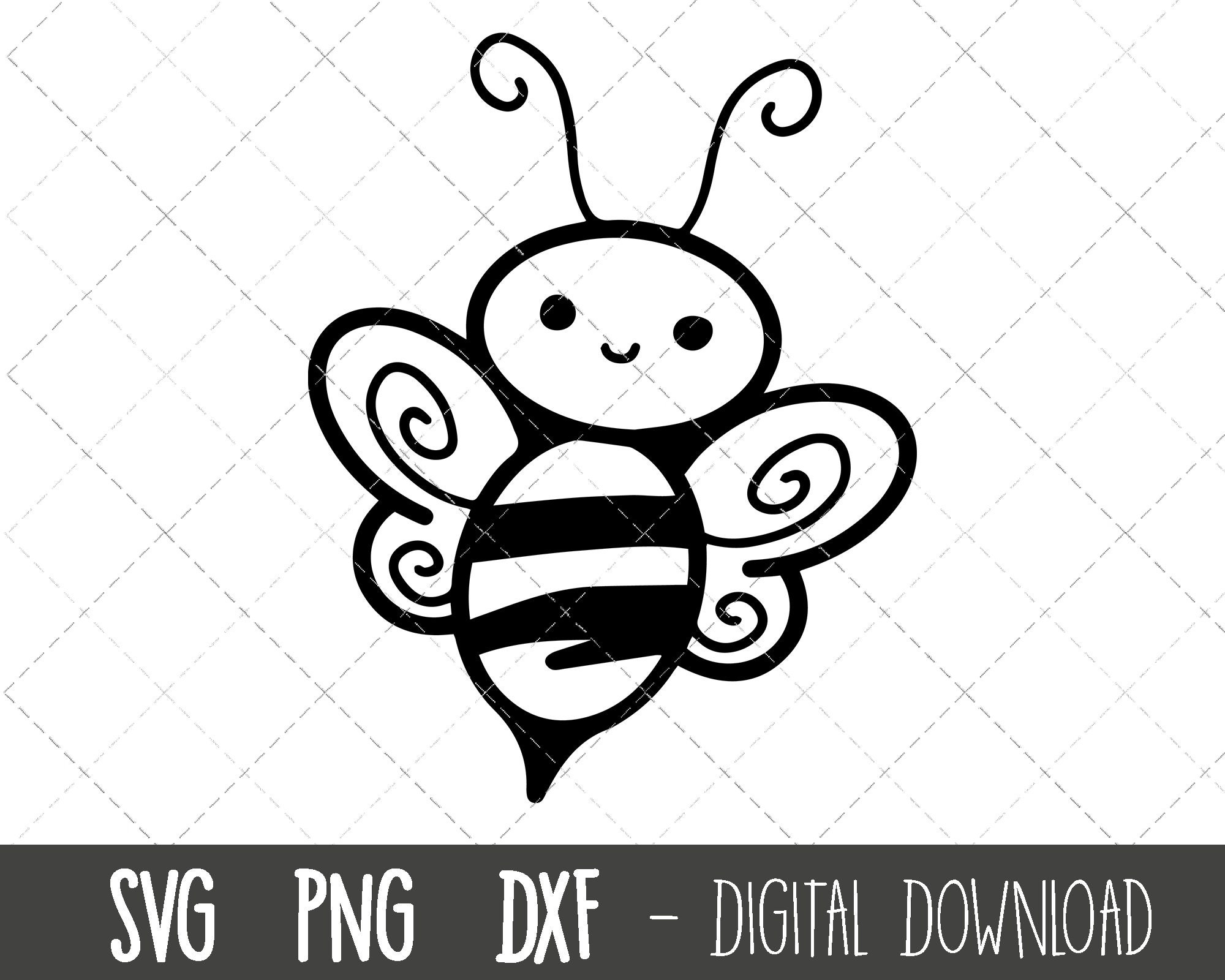 Bee SVG, bumblebee svg, honey bee svg, bee clip art, bee kin - Inspire ...