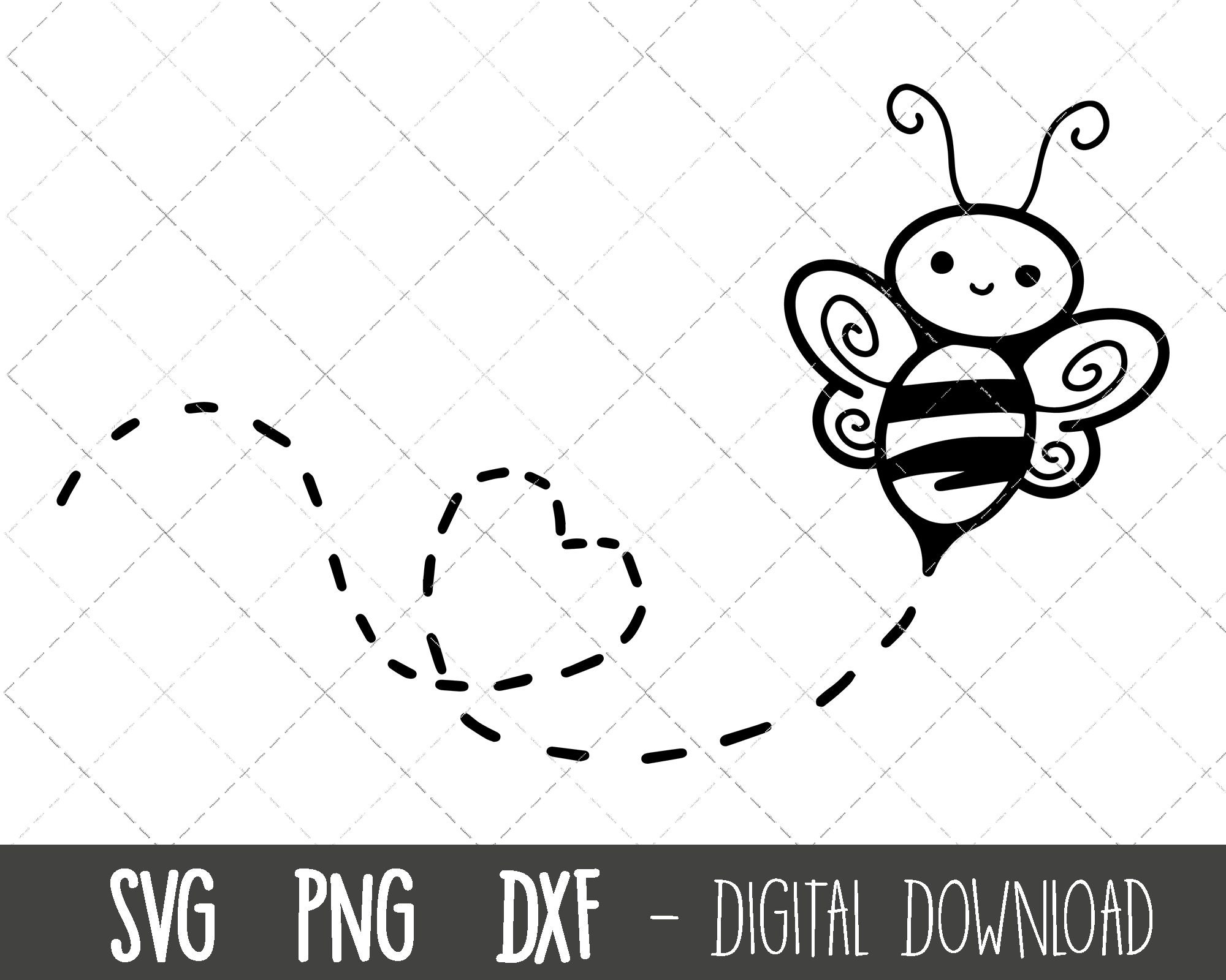 Bee SVG, bumblebee svg, honey bee svg, bee clip art, flying | Inspire ...