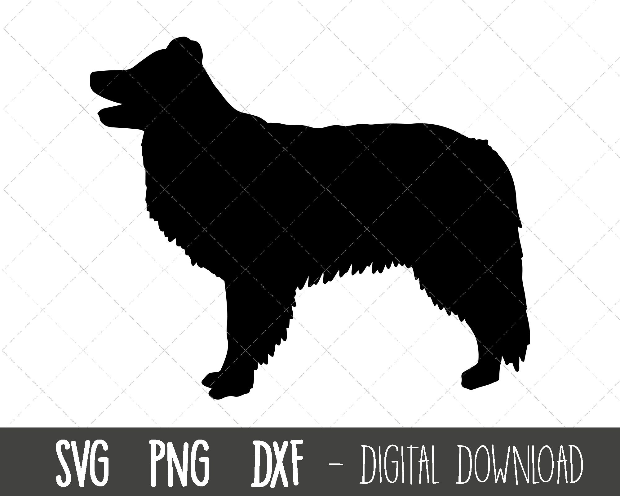 Border Collie svg, dog svg, Border Collie silhouette, Collie | Inspire ...