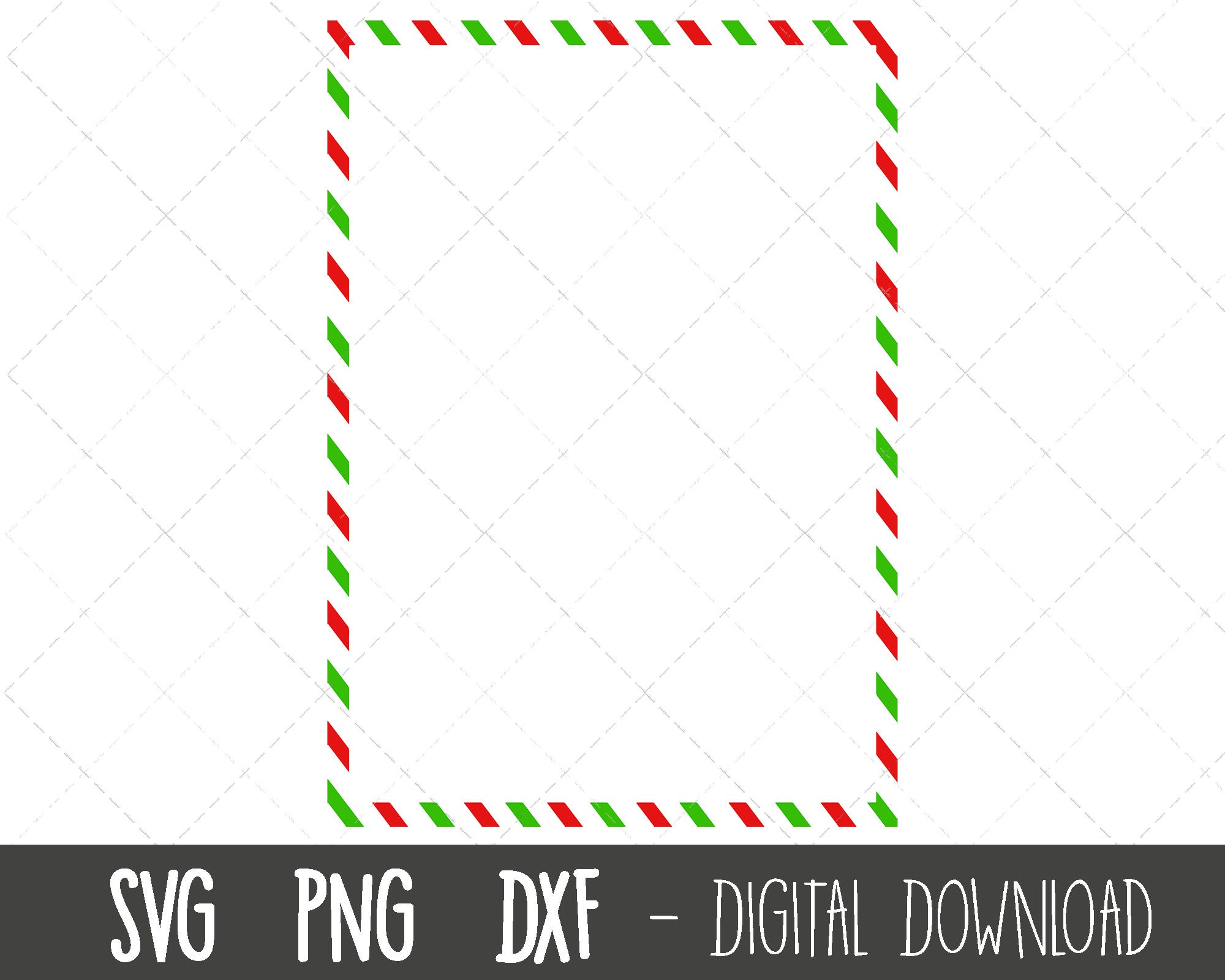 Christmas candy cane border svg, candy cane border png, cand | Inspire ...