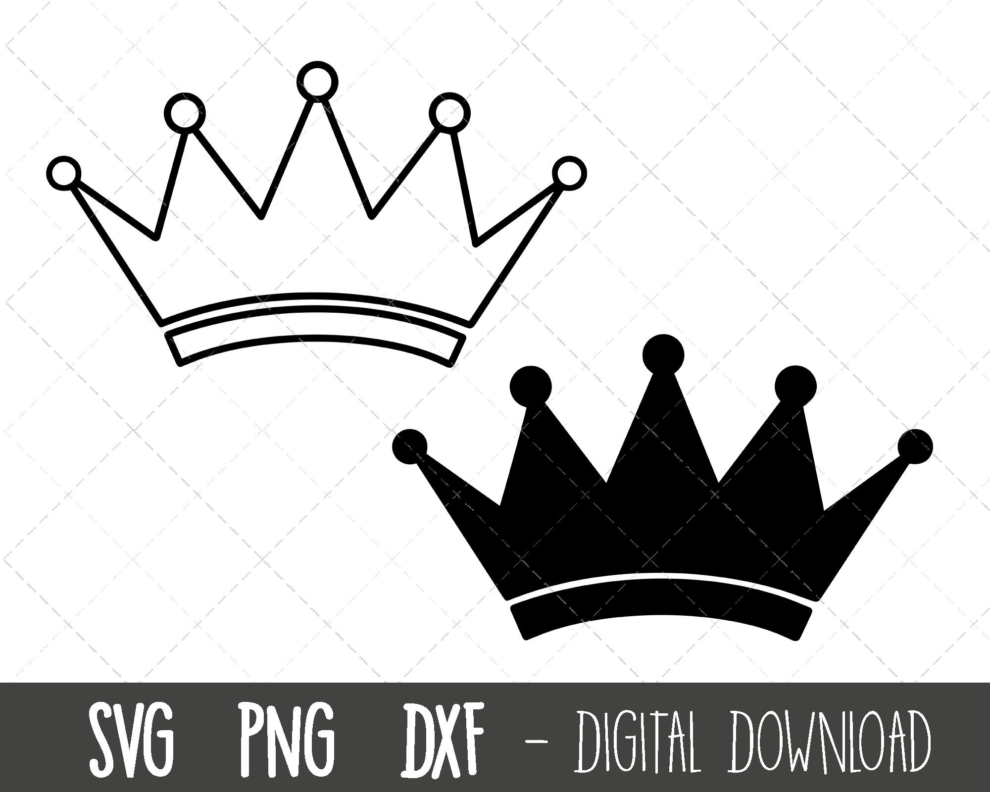 Crown SVG, King svg, queen svg, tiara svg, crown clipart, cr | Inspire ...