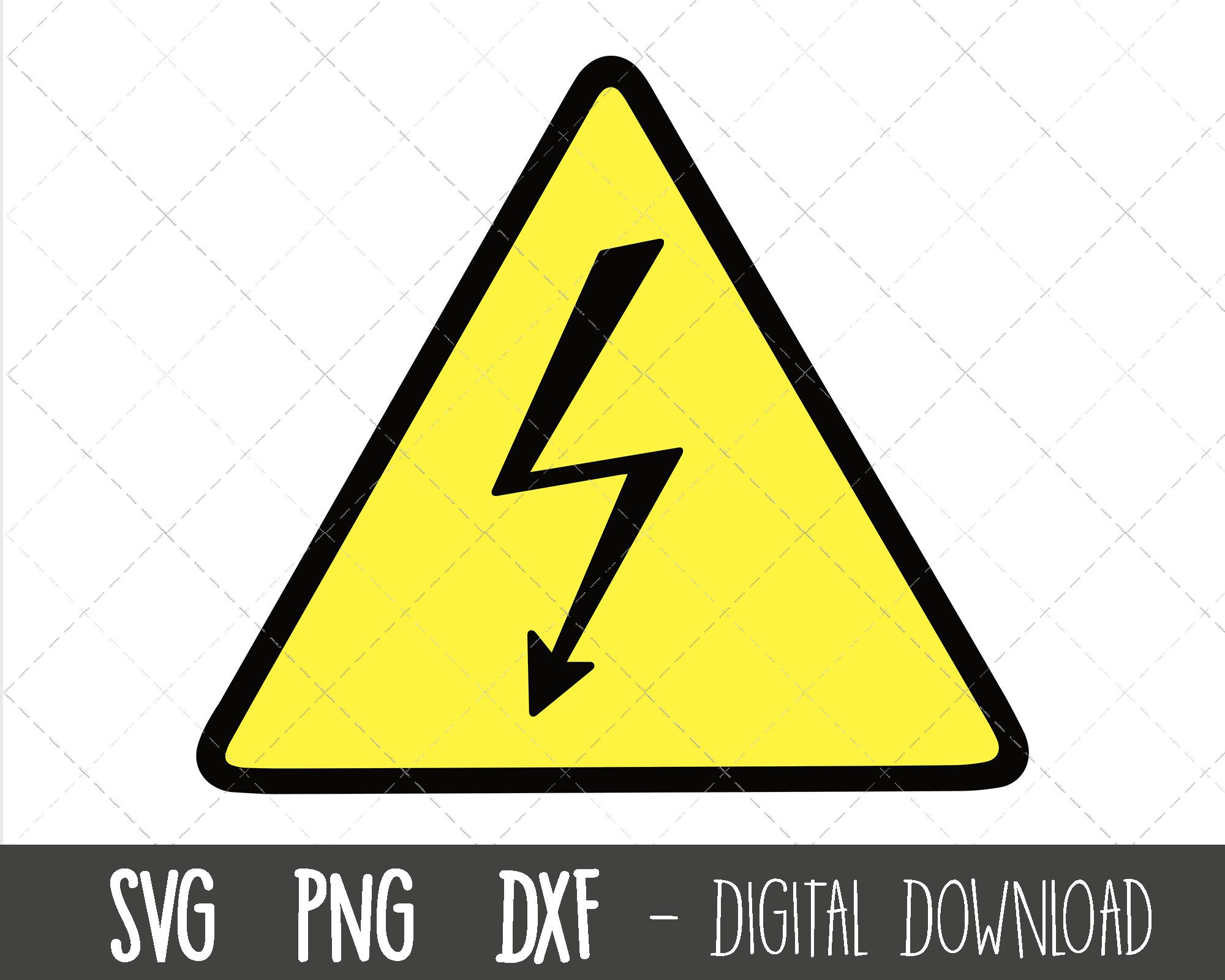 Electrical Hazard svg, Electric sign svg, danger signs clipa - Inspire ...