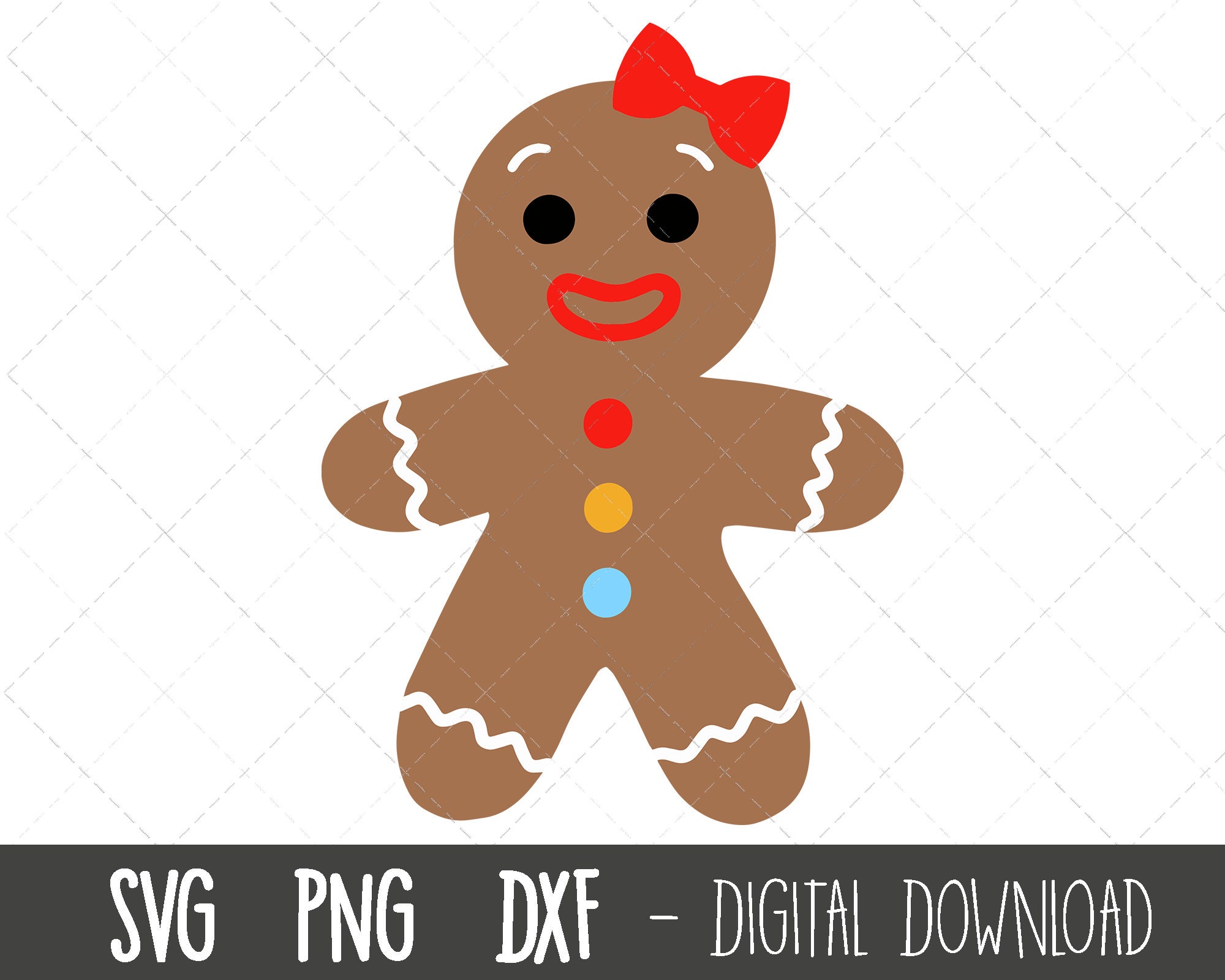 Gingerbread girl Svg, Gingerbread Svg, Gingerbread girl clip | Inspire ...