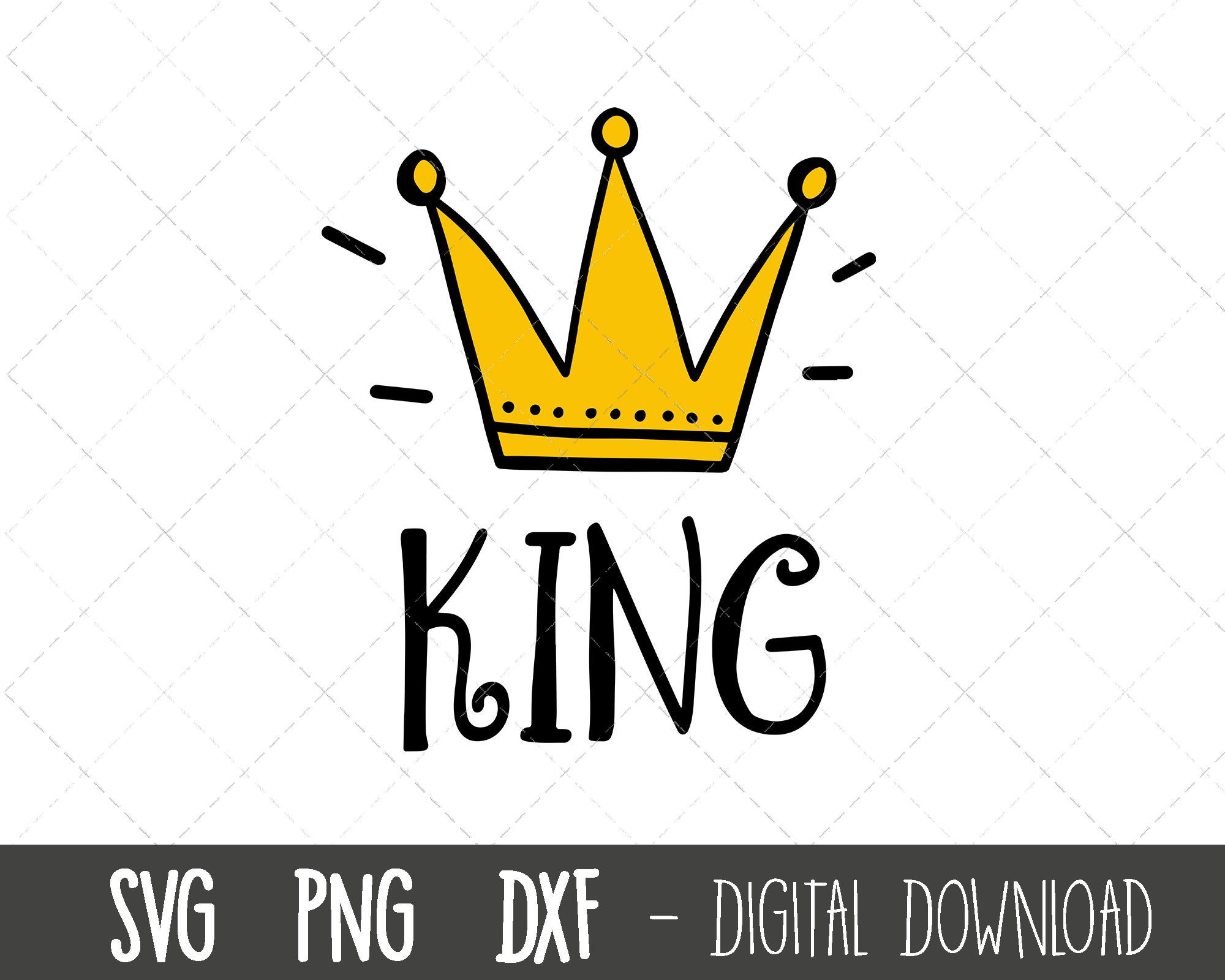 King SVG, Crown svg, Royal SVG, birthday king png, king clip | Inspire ...