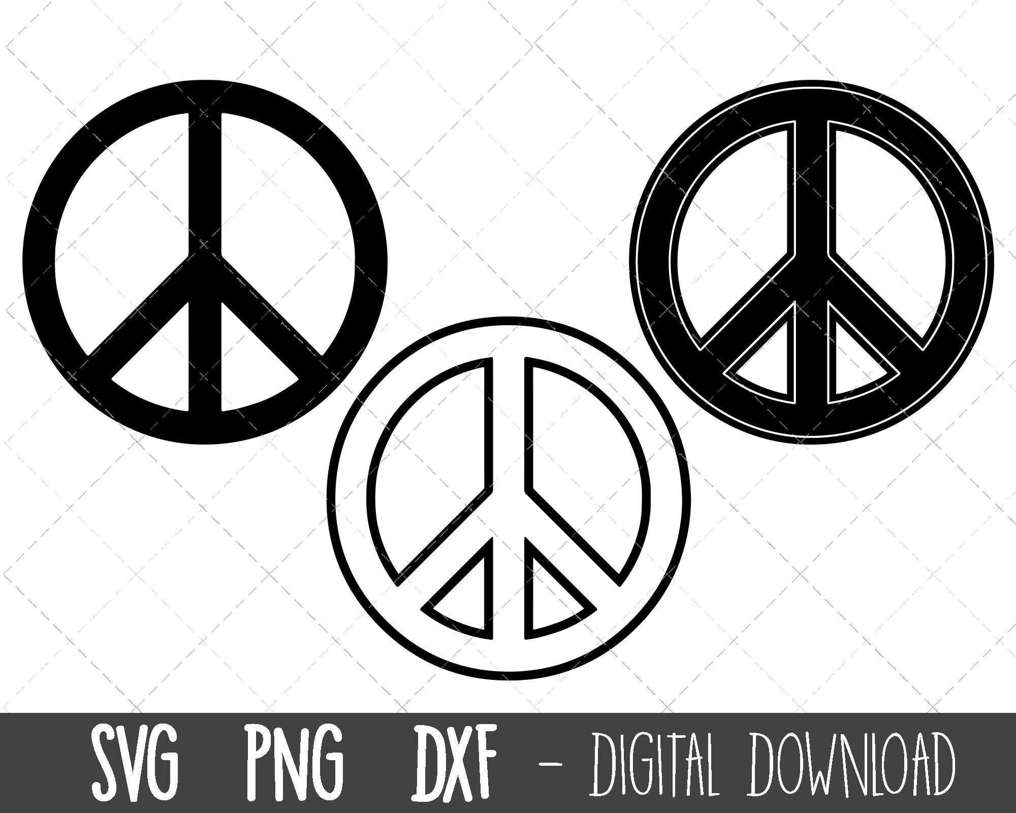 Peace Sign SVG, Peace symbol Svg, heart Svg, peace sign clip | Inspire ...