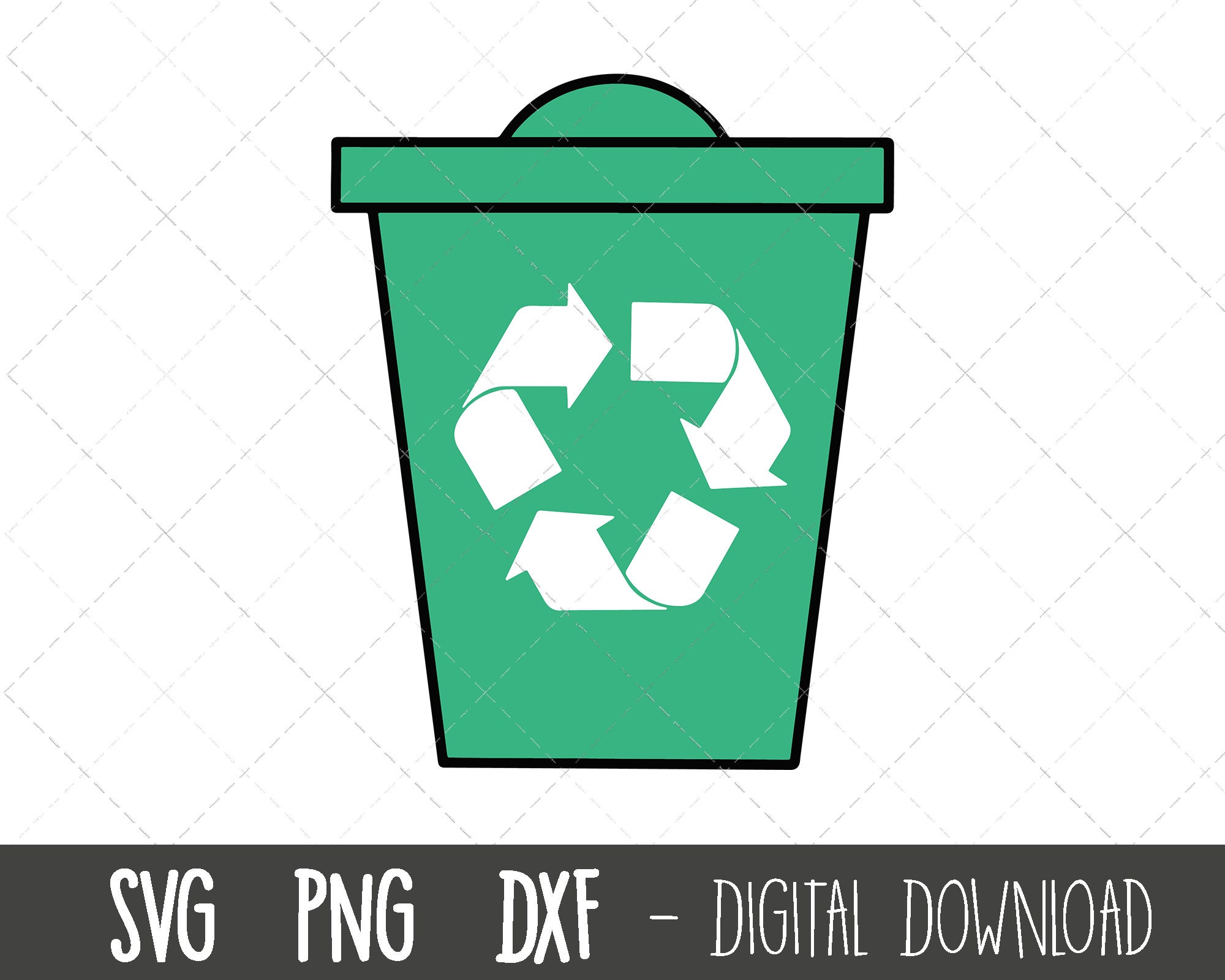 Recycle svg, trash can svg, garbage can png, recycle bin svg - Inspire ...