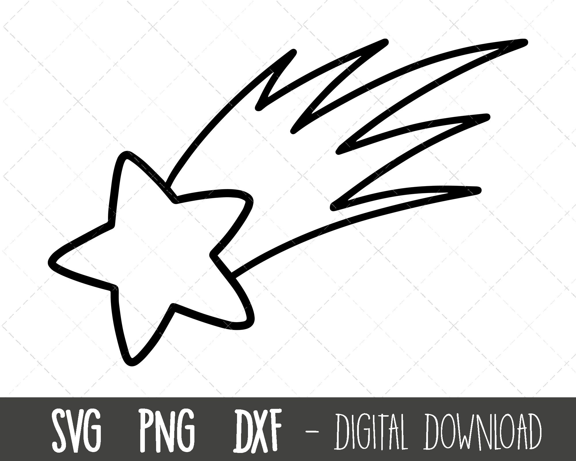 Shooting star svg, star svg, stars svg, shooting star png, f | Inspire ...