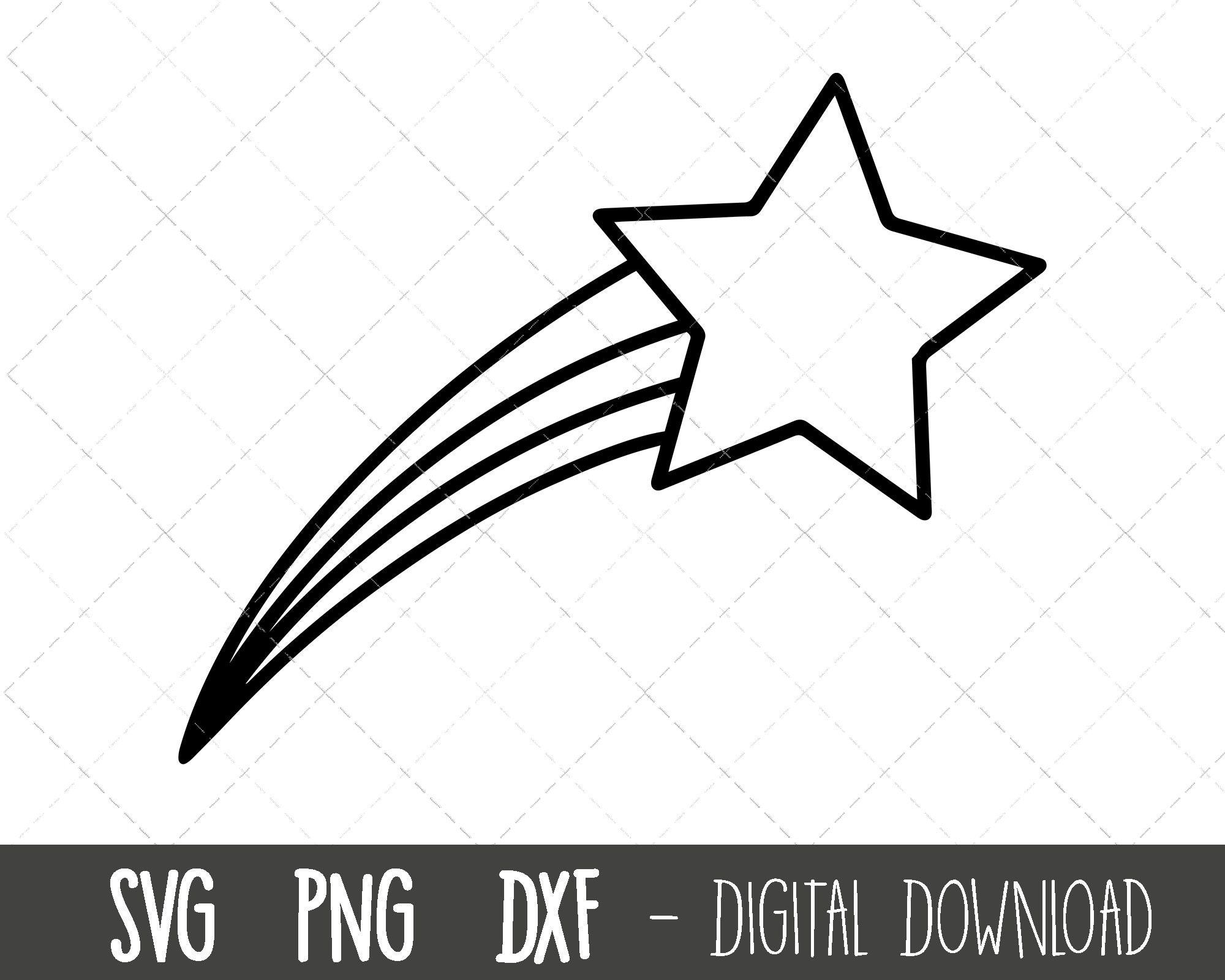 Shooting star svg, star svg, stars svg, shooting star png, f - Inspire ...