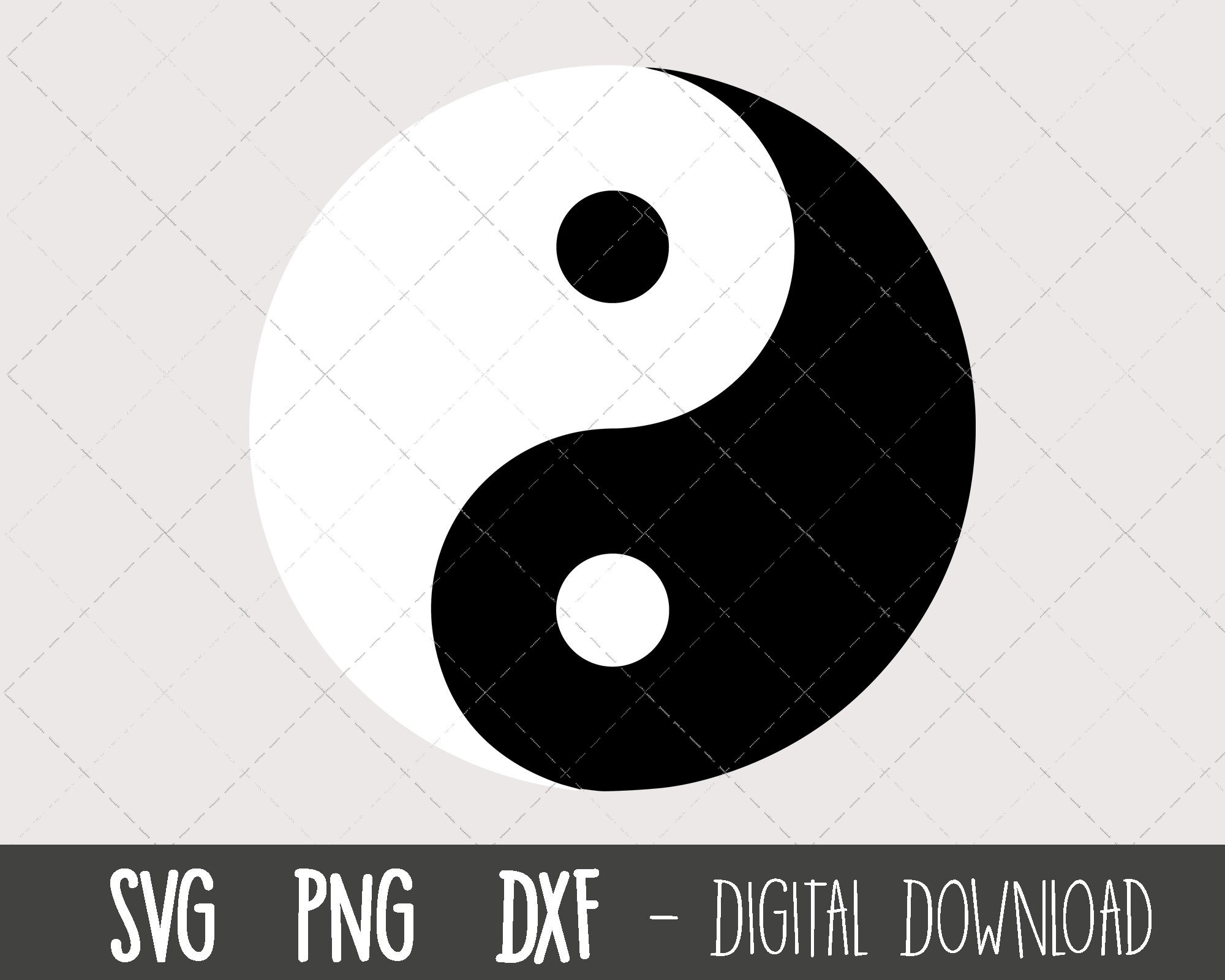Yin Yang svg, yin yang clipart, meditation svg, yin yang sil - Inspire ...