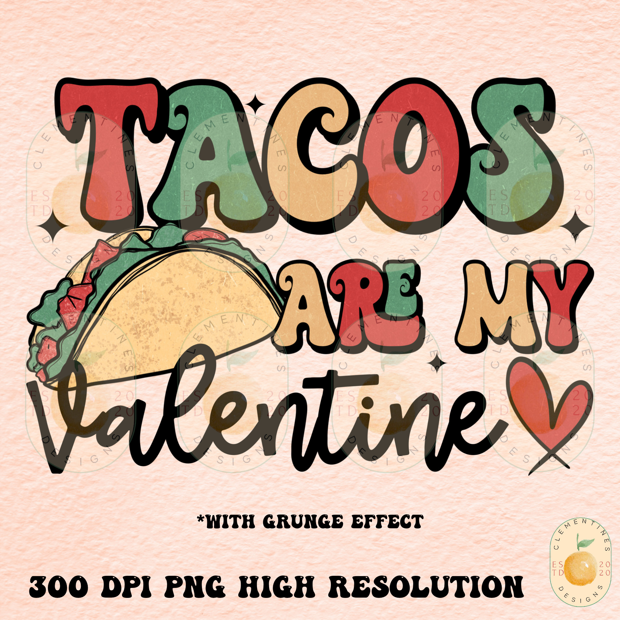 Tacos are my Valentine PNG, Digital Download Shirt Design Ha - Inspire ...