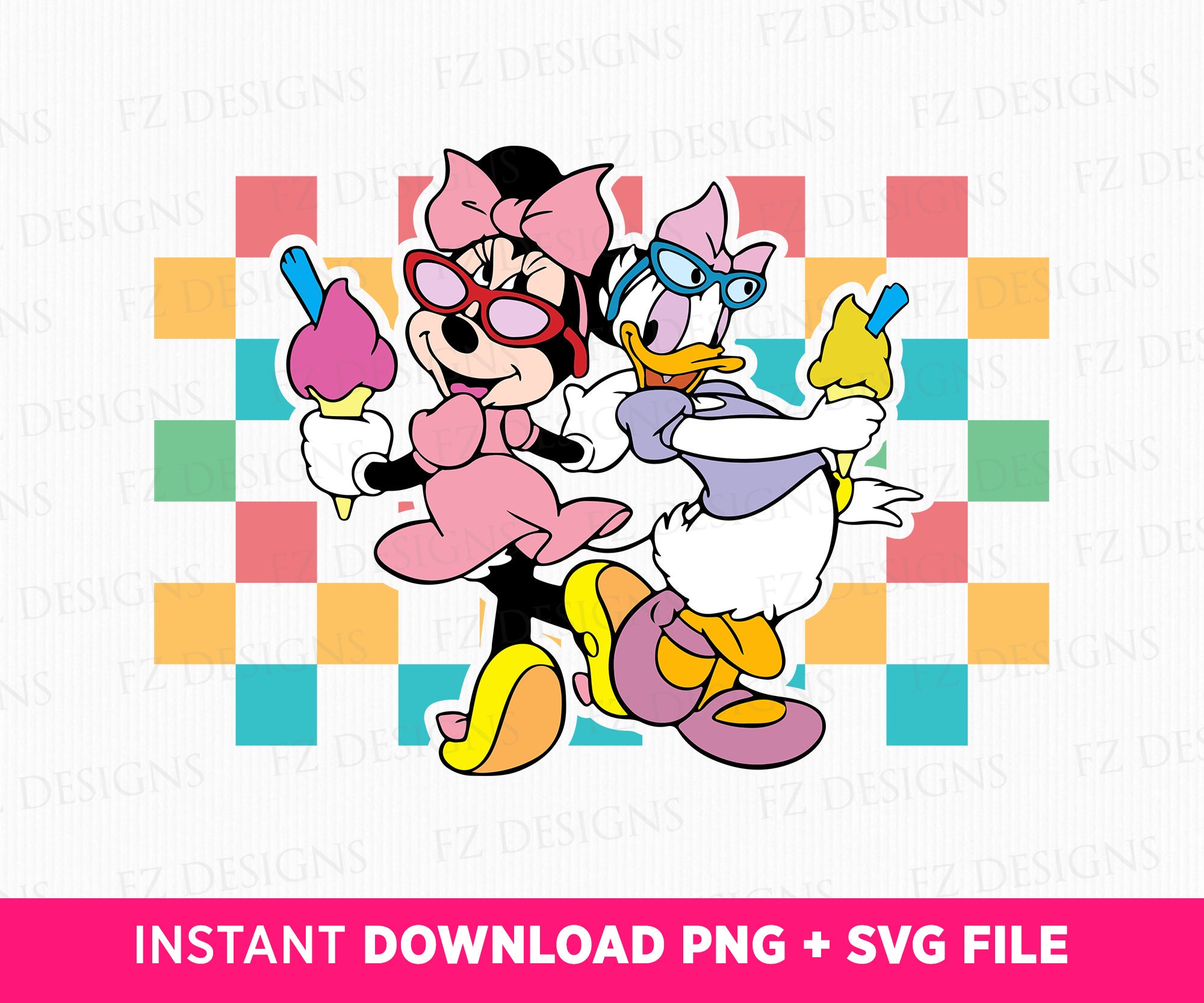 Best Friends Mouse and Duck Svg, Family Vacation Svg, Couple - Inspire ...