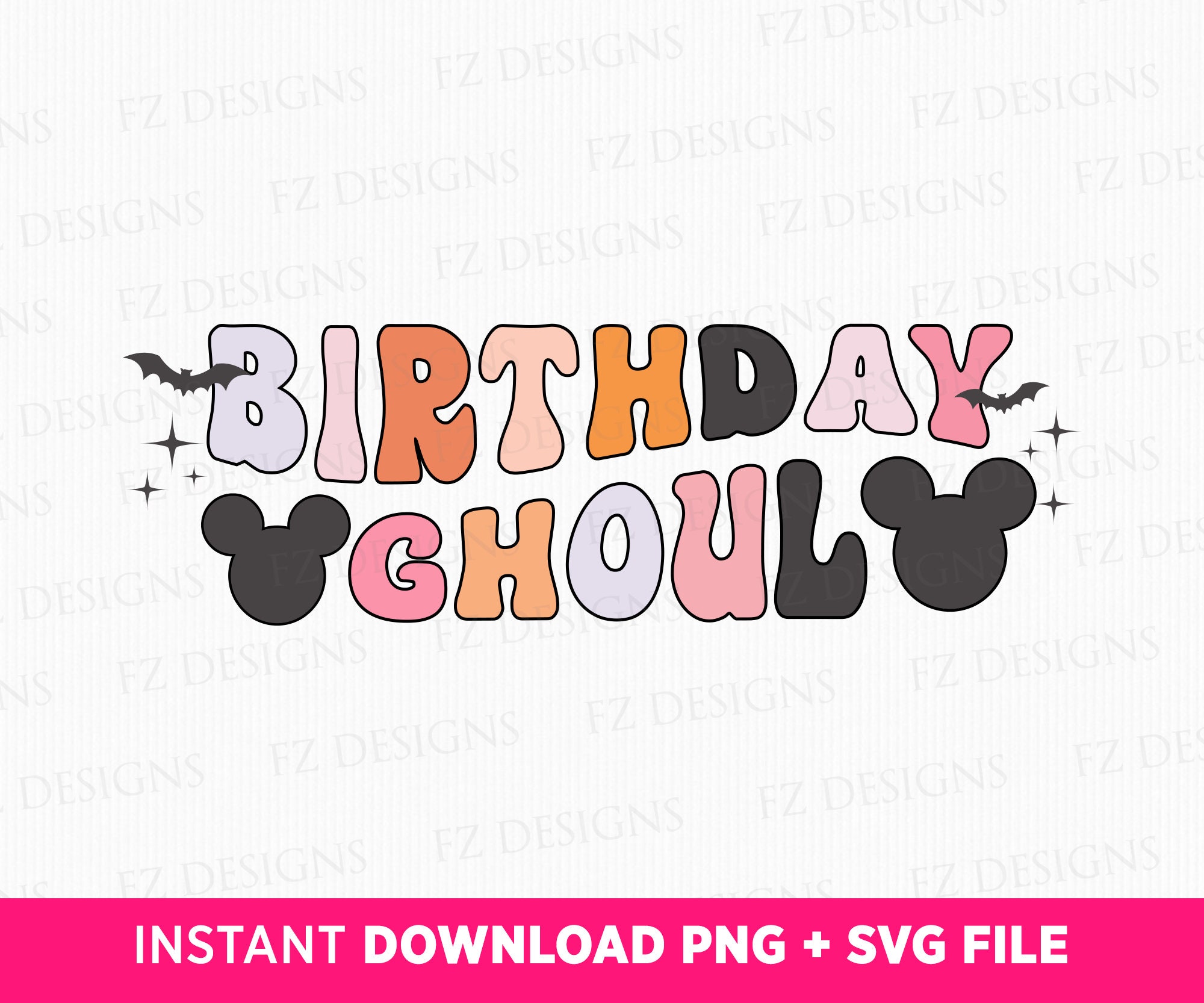 Birthday Ghoul Svg, Happy Birthday Svg, Halloween Birthday S - Inspire ...