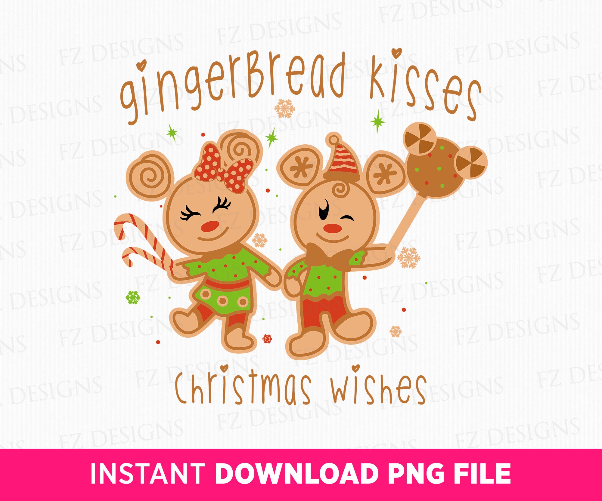 Gingerbread Kisses Png, Christmas Wishes Png, Holiday Season | Inspire ...