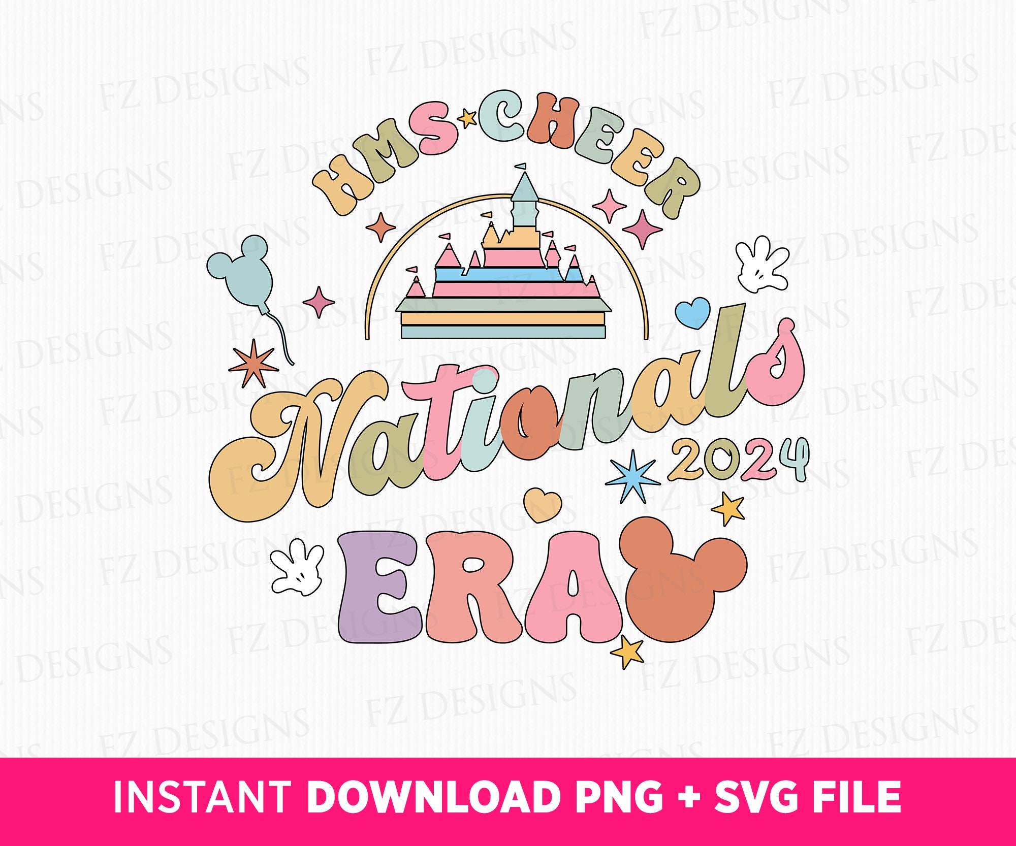 Hms Cheer Nationals 2024 Era Svg, Magical Kingdom Svg, Cheer | Inspire ...
