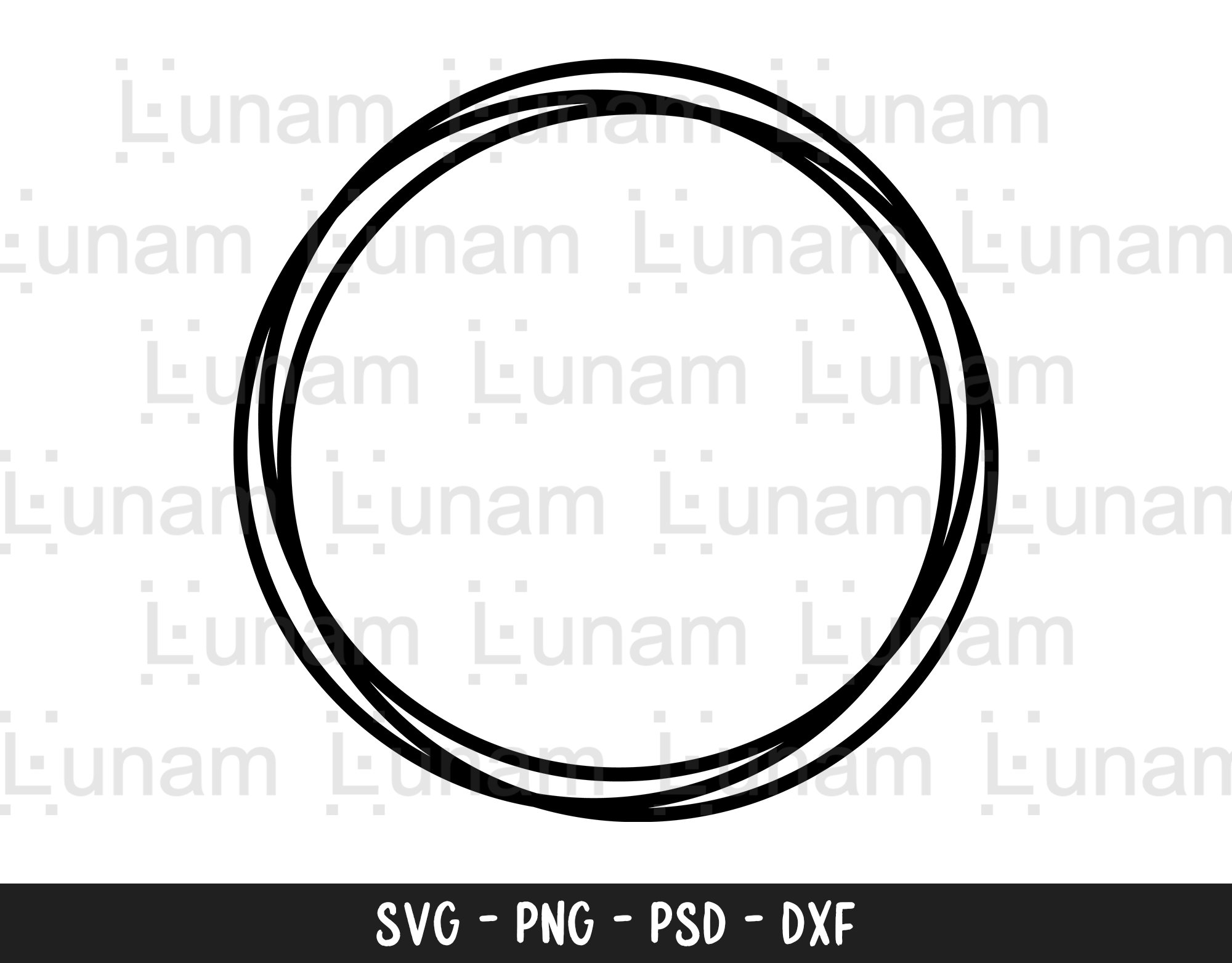 Circle Frame svg, Sketch Circle svg, Circle svg, Doodle Circ | Inspire ...