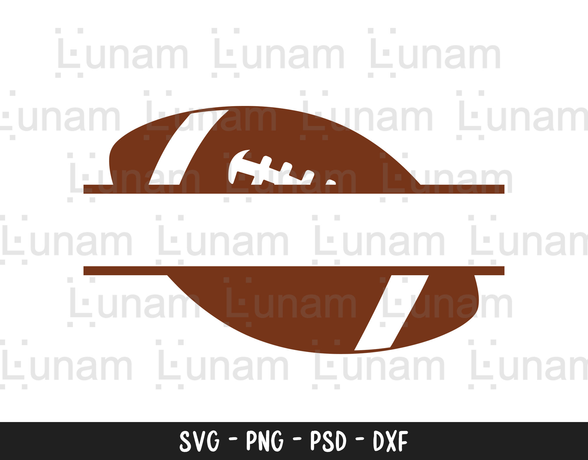 Football Svg, Football Split Frame Svg, Football Name Frame | Inspire ...