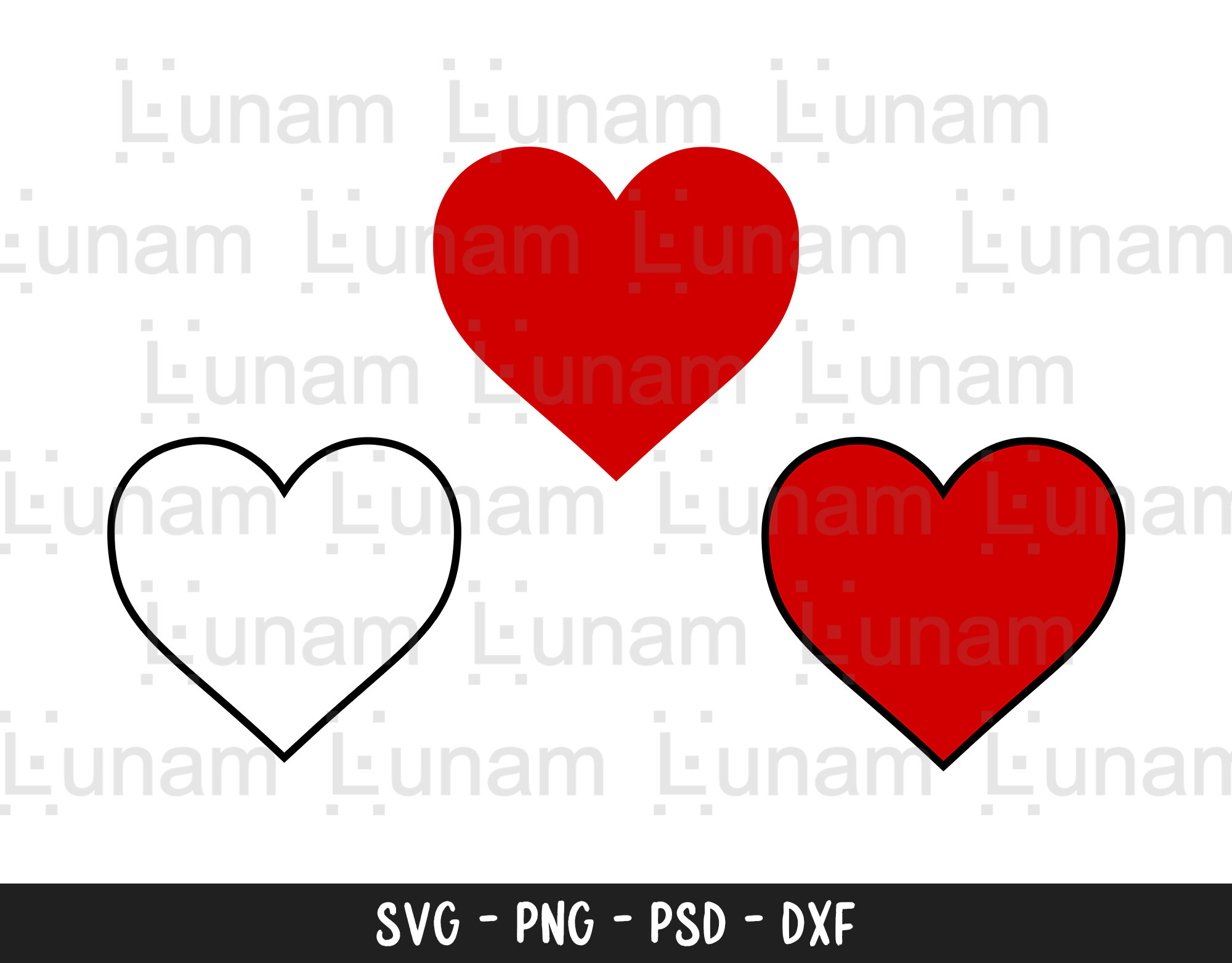 Heart Outline Svg, Heart Svg, Basic Heart Svg, Valentines Da - Inspire ...