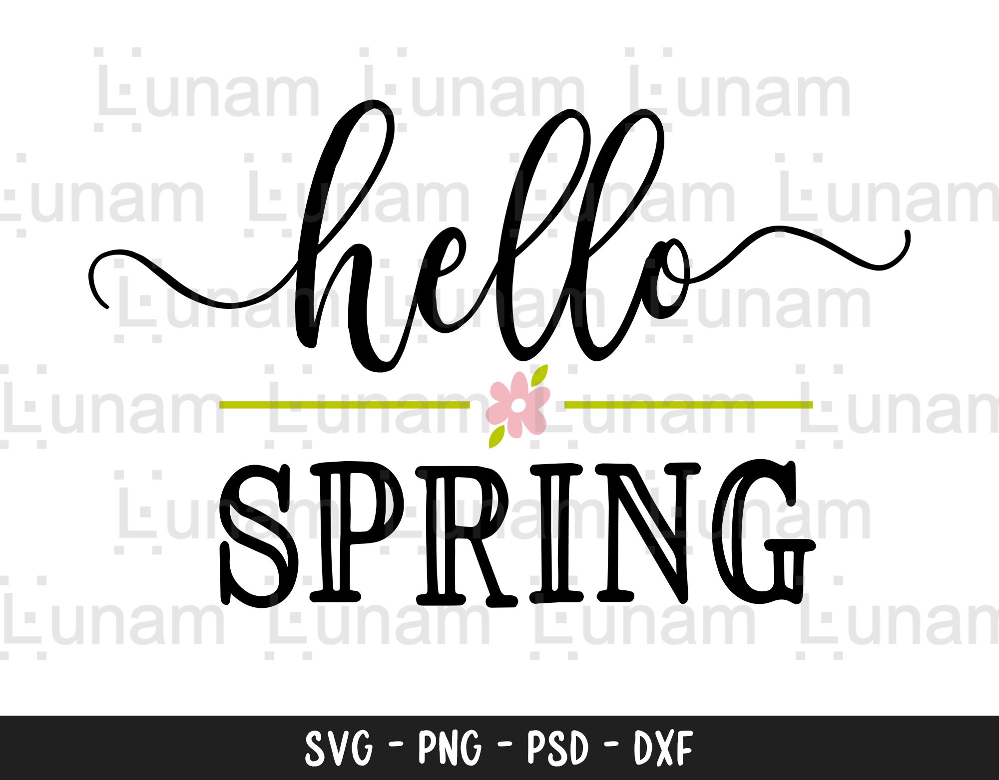Hello Spring Svg, Spring Svg, Spring Cut File, Spring Welcom - Inspire ...
