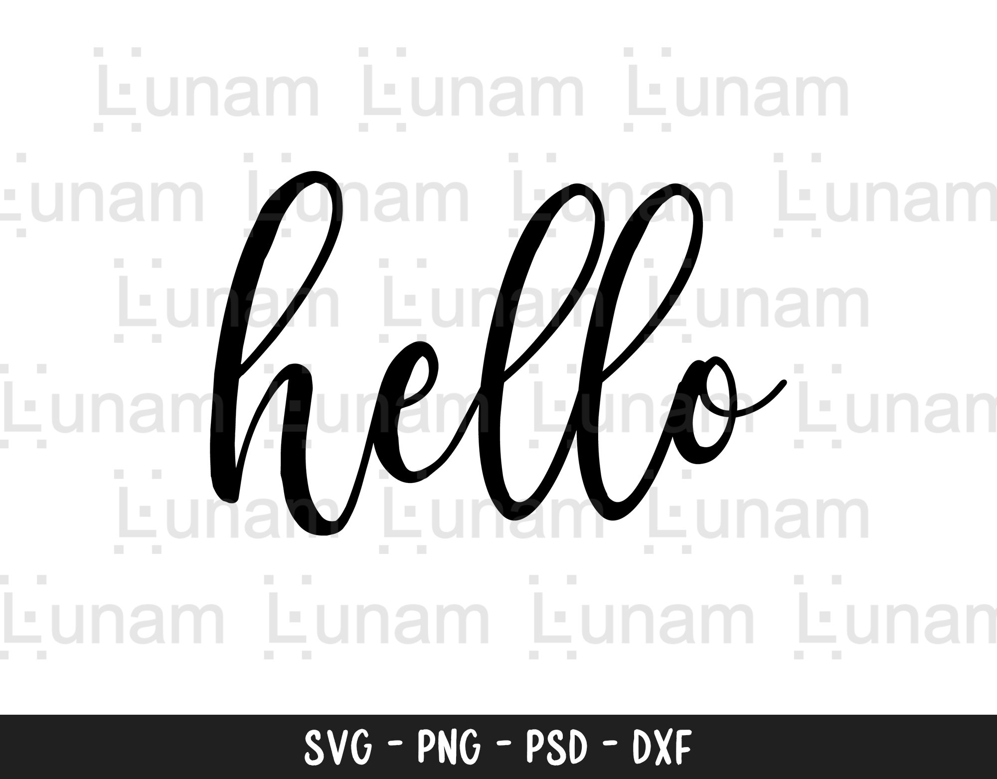 Hello SVG, Hello PNG, Hellow DXF , Hello Cut File, Hand Lett | Inspire ...