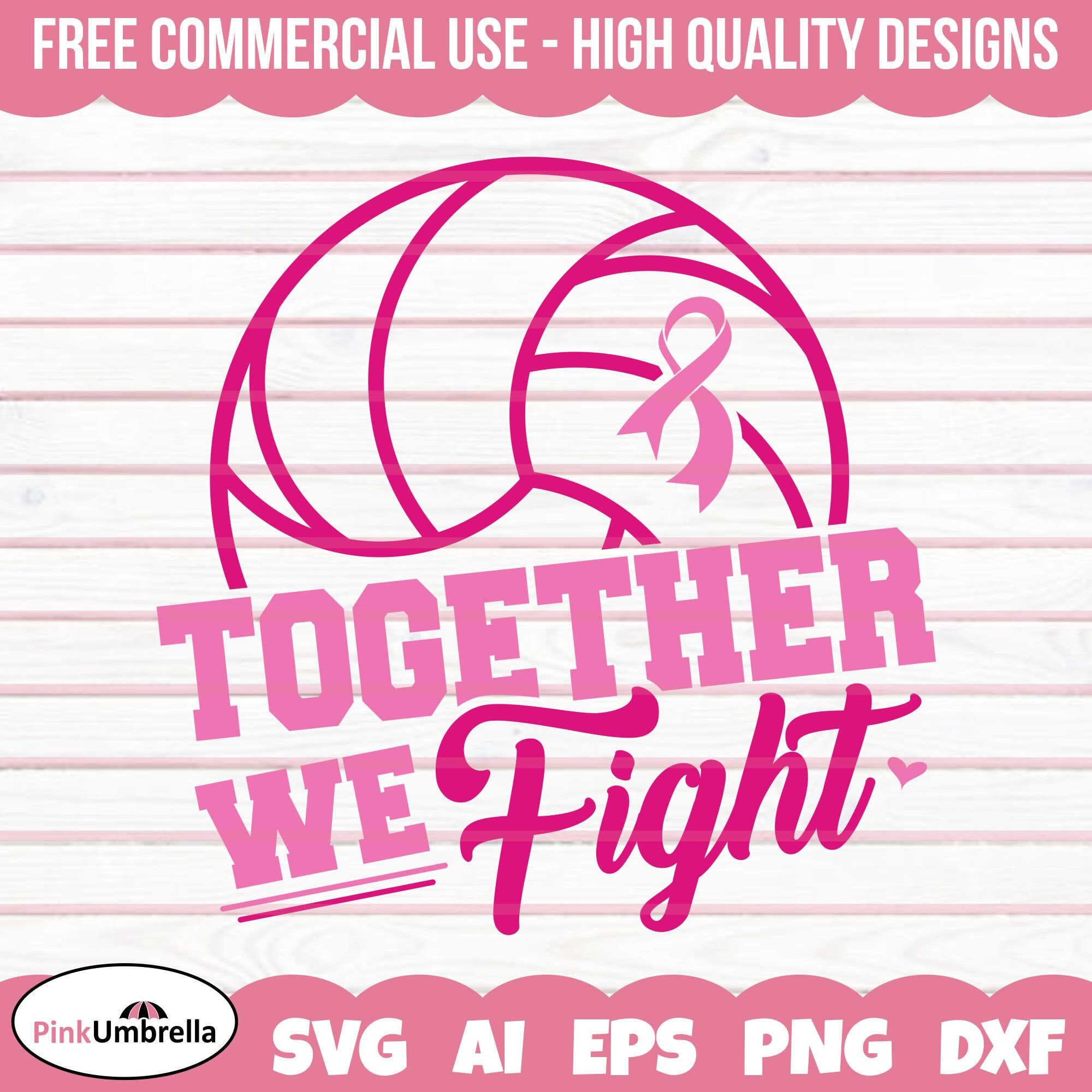 Breast Cancer SVG, Volleyball Svg, Breast Cancer Fight, Canc - Inspire ...
