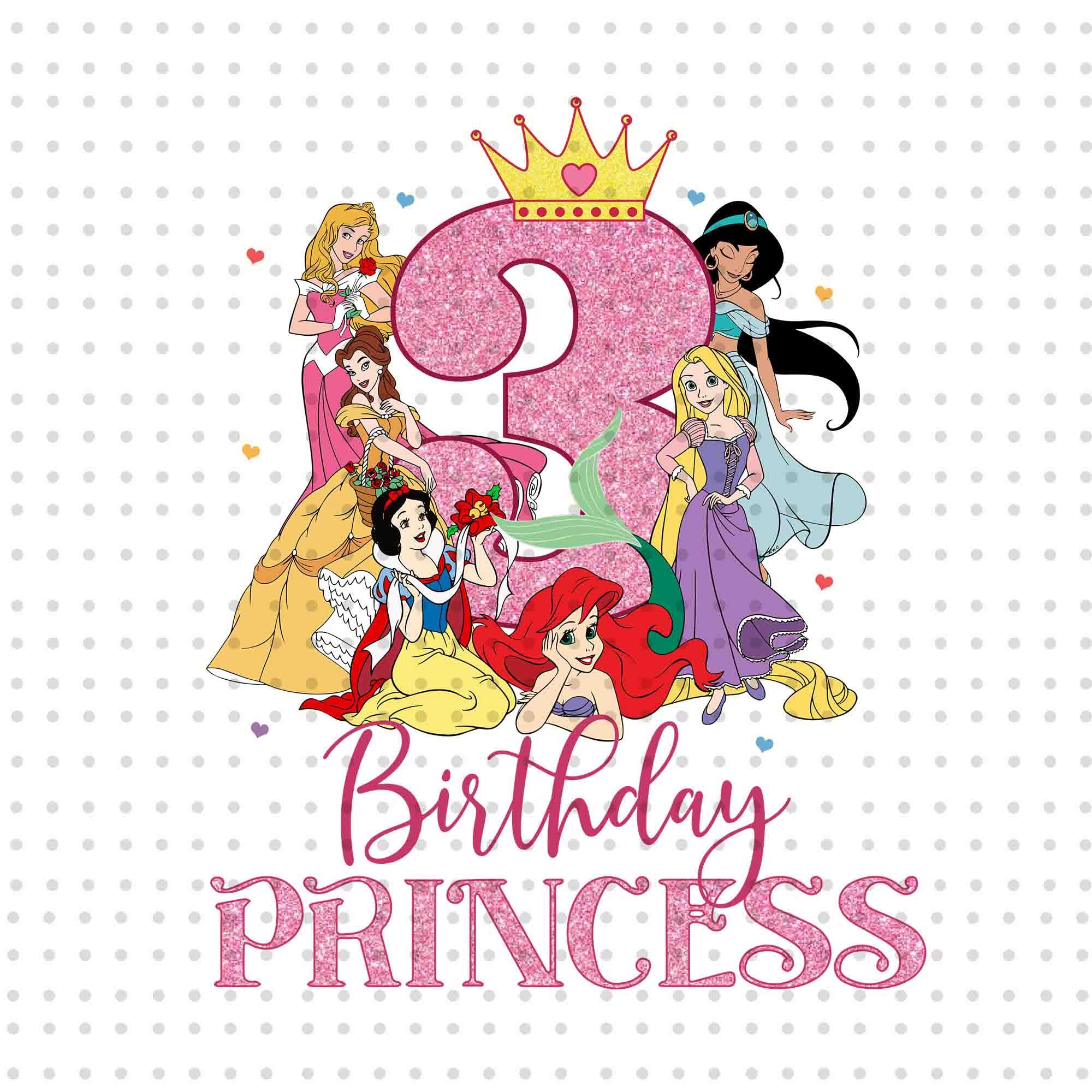 Birthday Princess Png, My 3rd Birthday Png, Happy Birthday P - Inspire ...