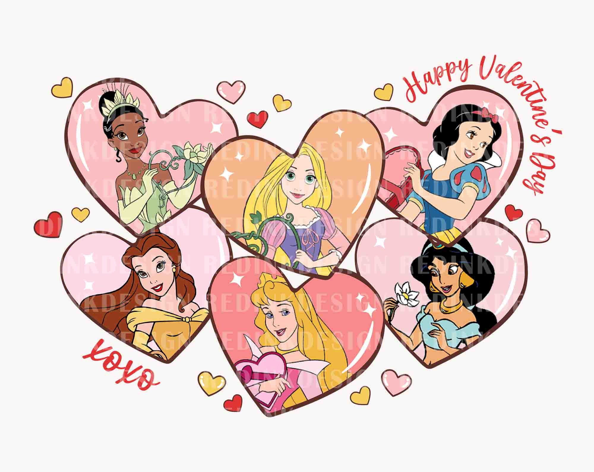 Happy Valentine PNG, Valentines Princess Png, Princess Be Mi | Inspire ...