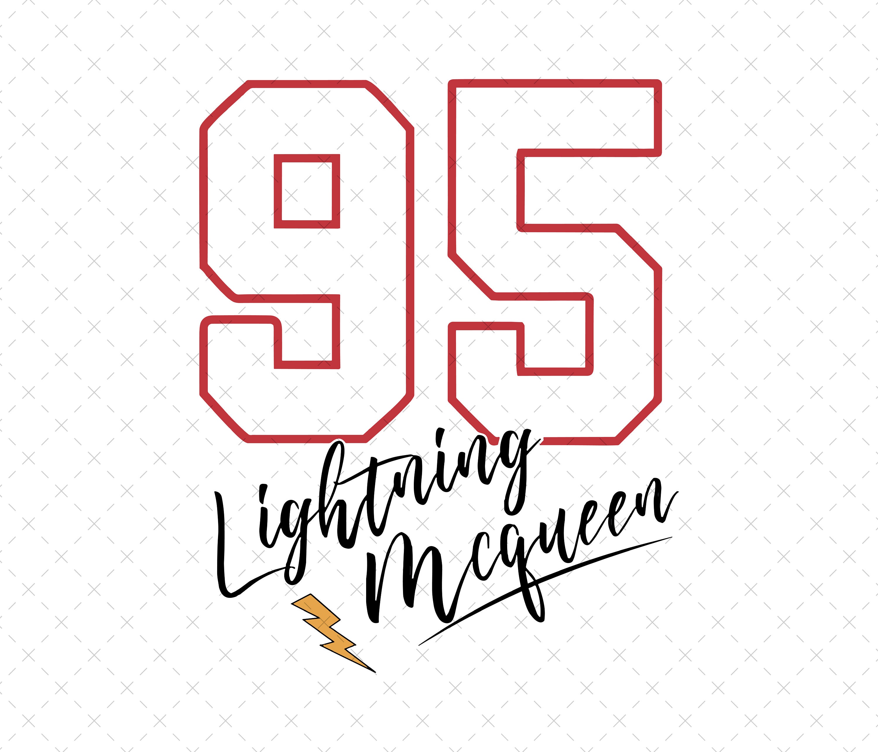 Lightning McQueen 95 Png Svg, Cars Png Svg, Lightning McQuee | Inspire ...