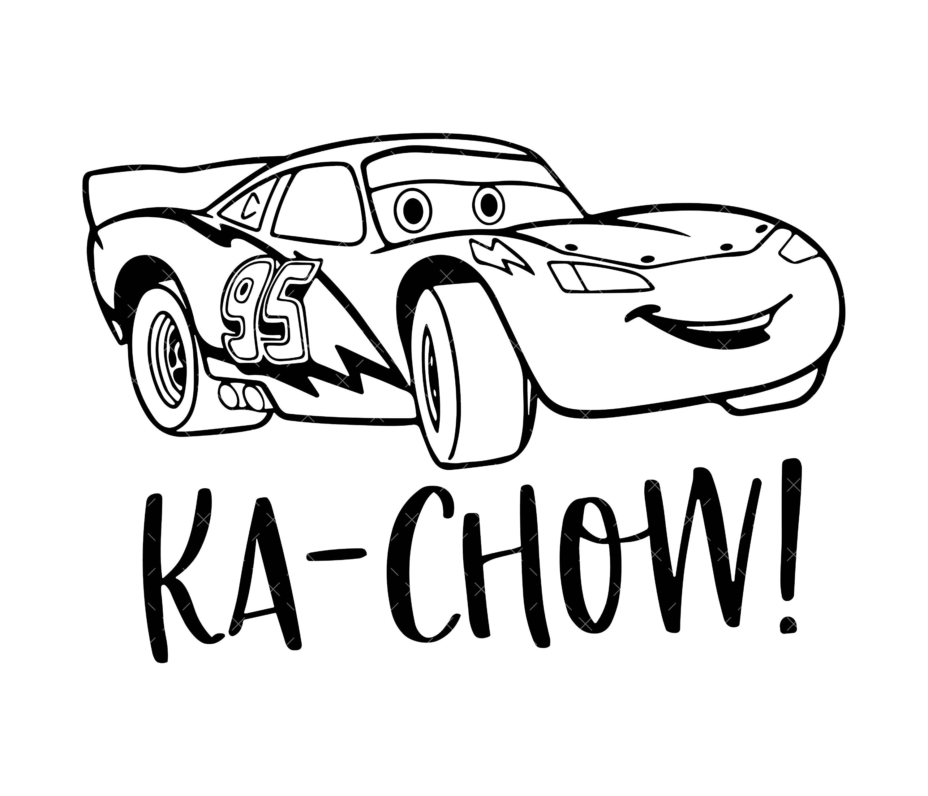 McQueen Ka-Chow Svg, Cars Png, Cars Cricut Svg, Lightning Mc | Inspire ...