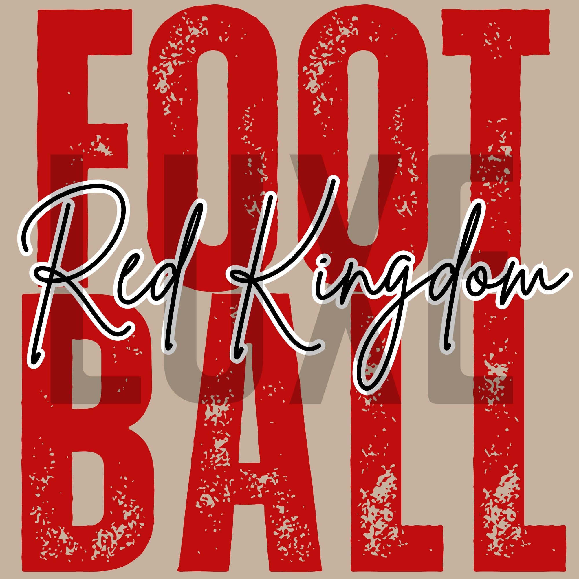 Red Kingdom KC football PNG | Inspire Uplift