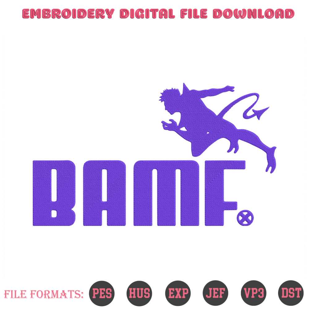 BAMF Embroidery Designs, Catwoman Machine Embroidery Designs | Inspire ...