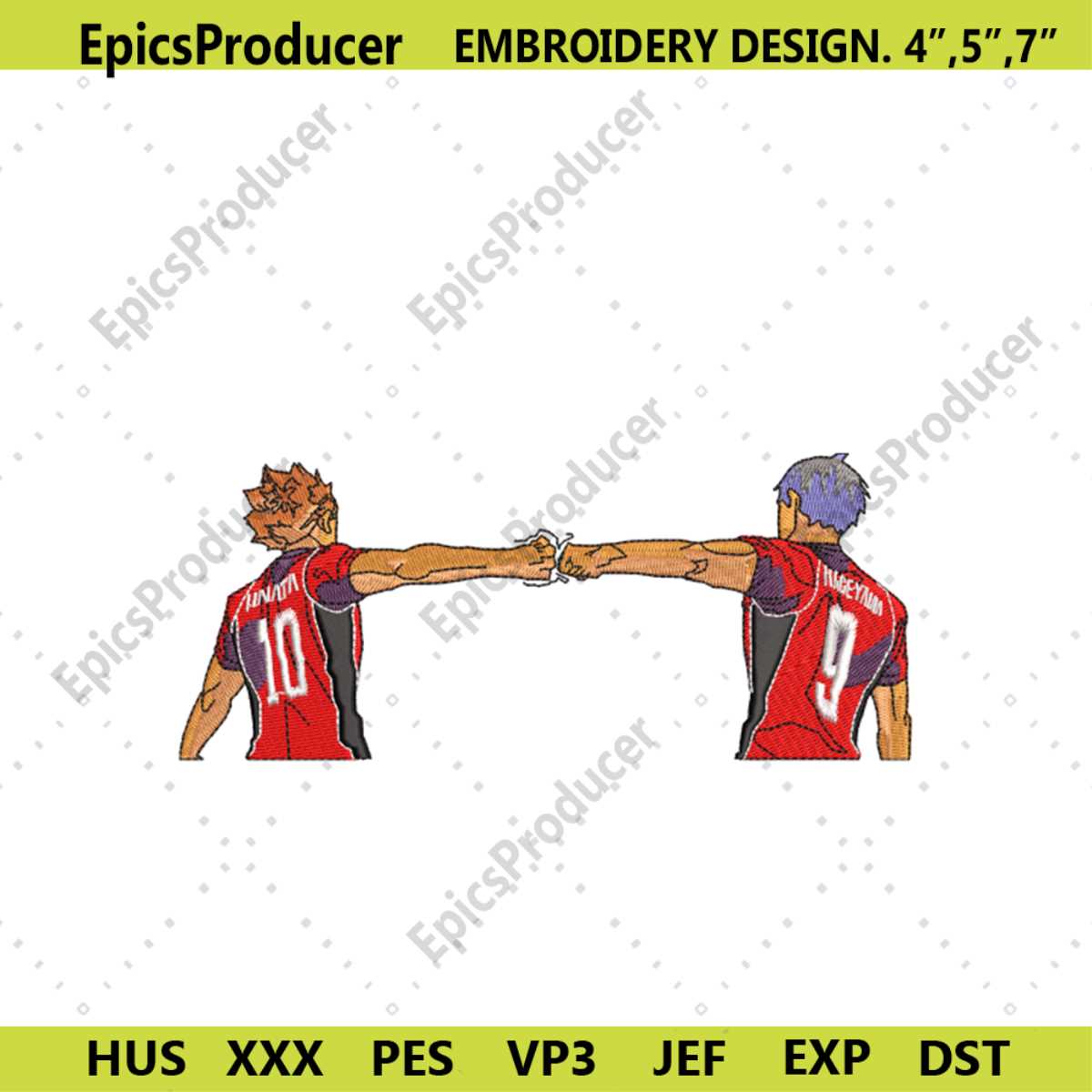 Kaikyu Friendship Anime Haikyuu Embroidery Design Download F - Inspire ...