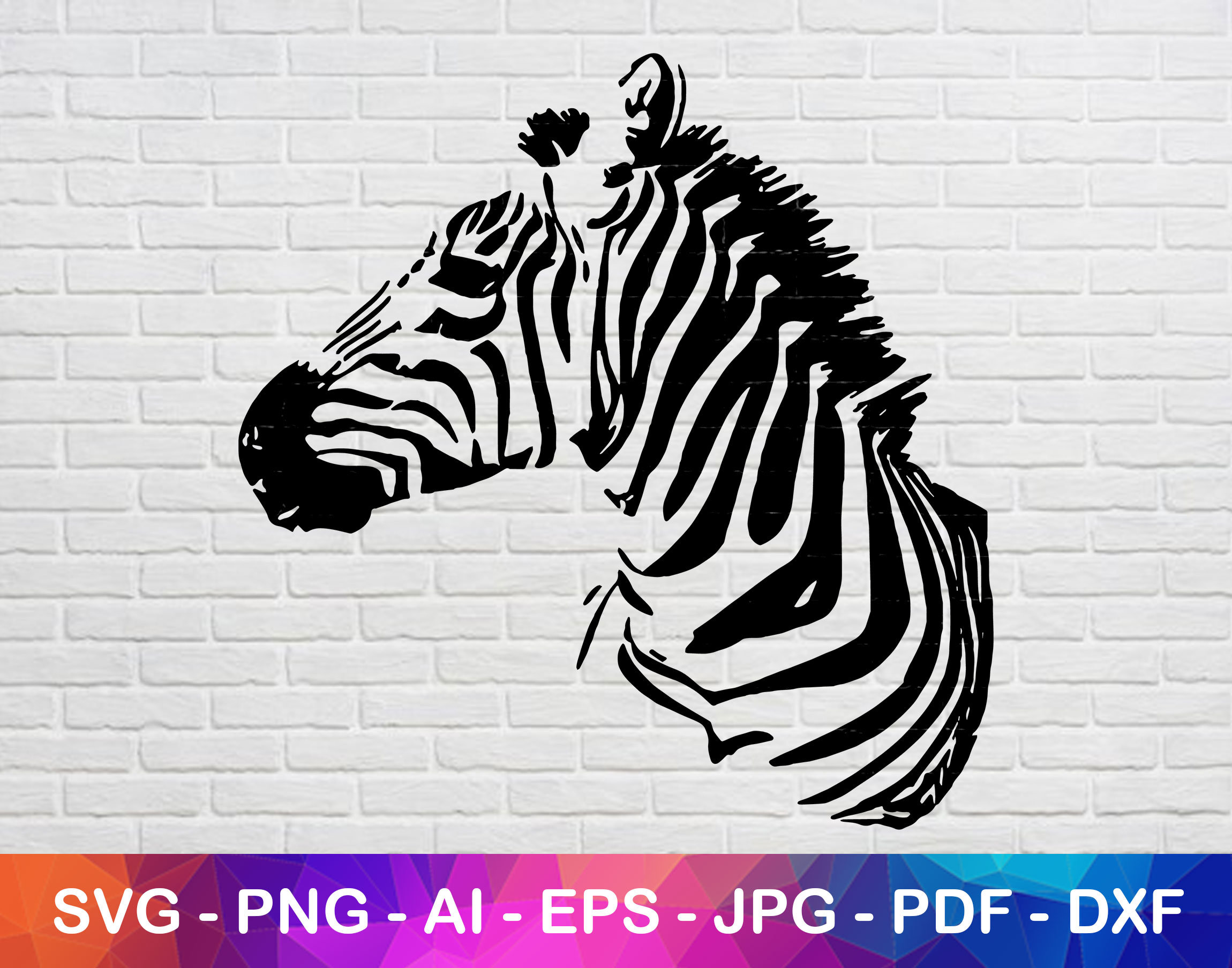 Zebra Svg File, Horse Svg File, Animal Svg, Animal Love Svg, | Inspire ...