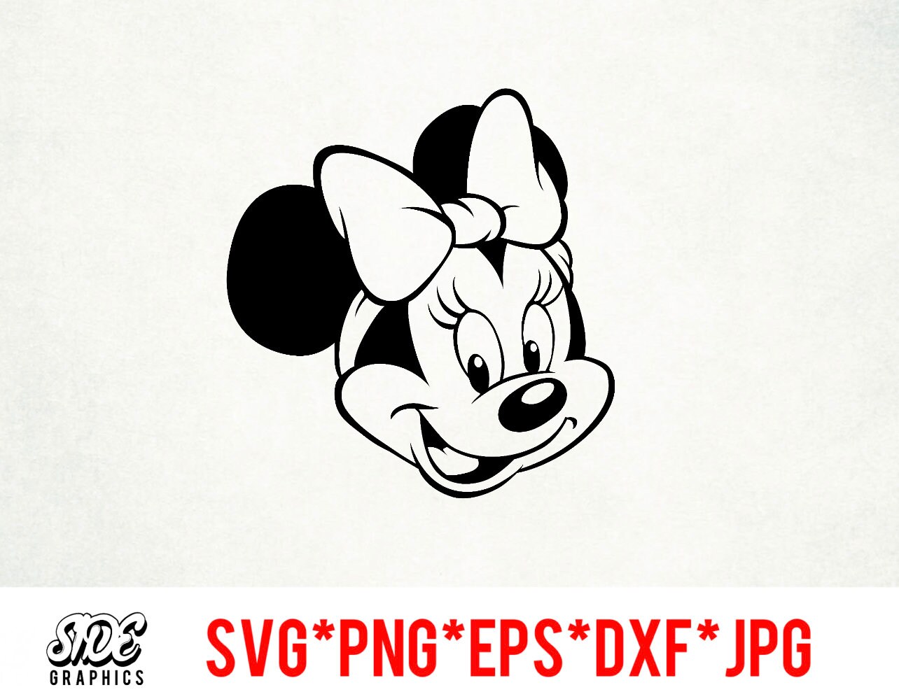 Minnie Mouse Cute SVG instant download digital file svg, png | Inspire ...