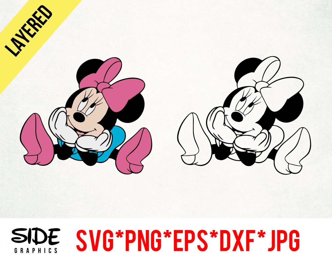 Minnie Splits instant download digital file svg, png, eps, j - Inspire ...